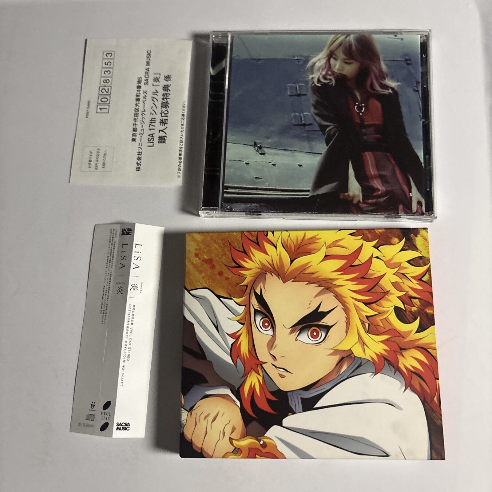 Lisa – 炎 – CD (Maxi-Single, Limited Edition), 2020 vvcl-1753 Japan obi ...