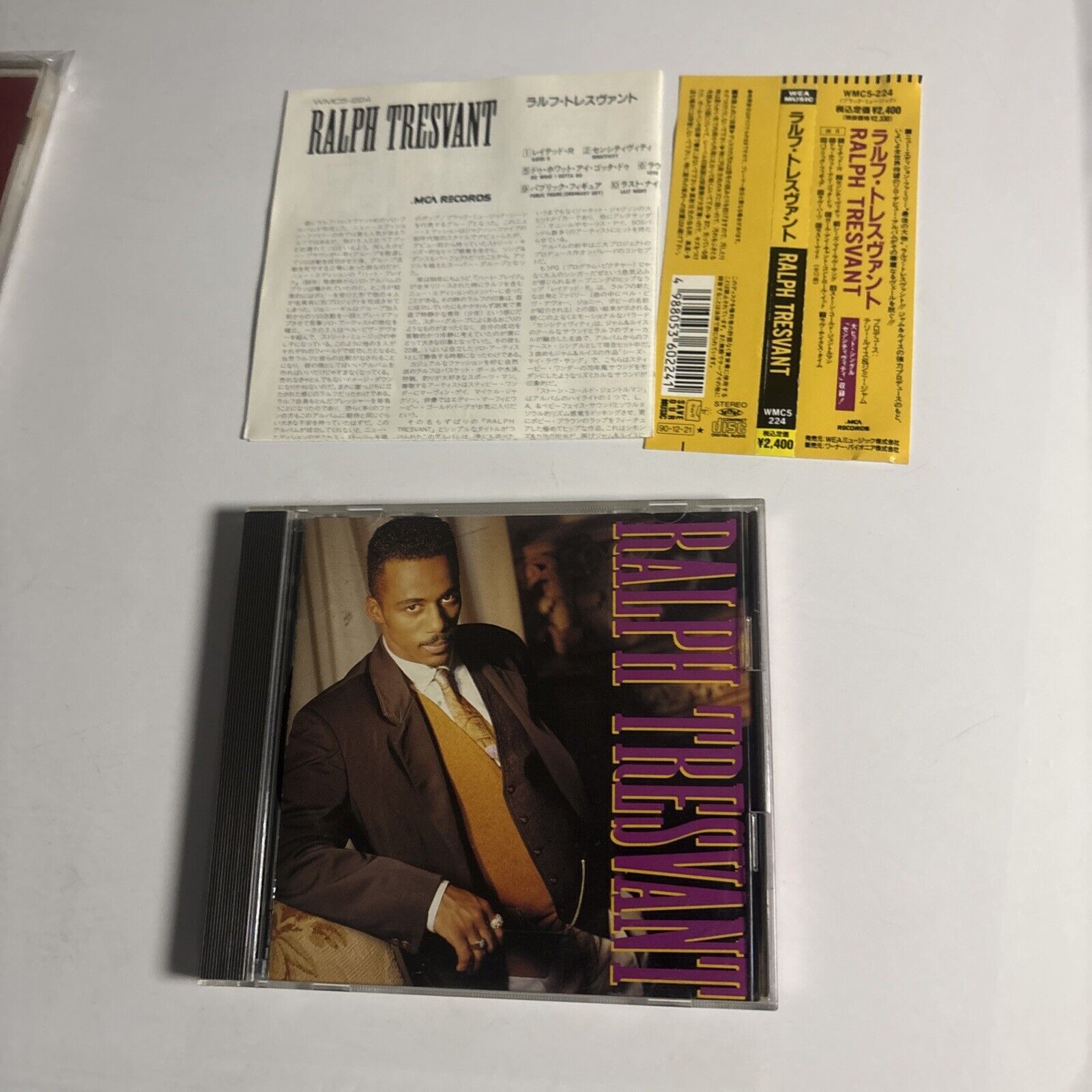Ralph Tresvant – Ralph Tresvant (CD, 1990) wmc5-224 Japan obi – Retro Unit