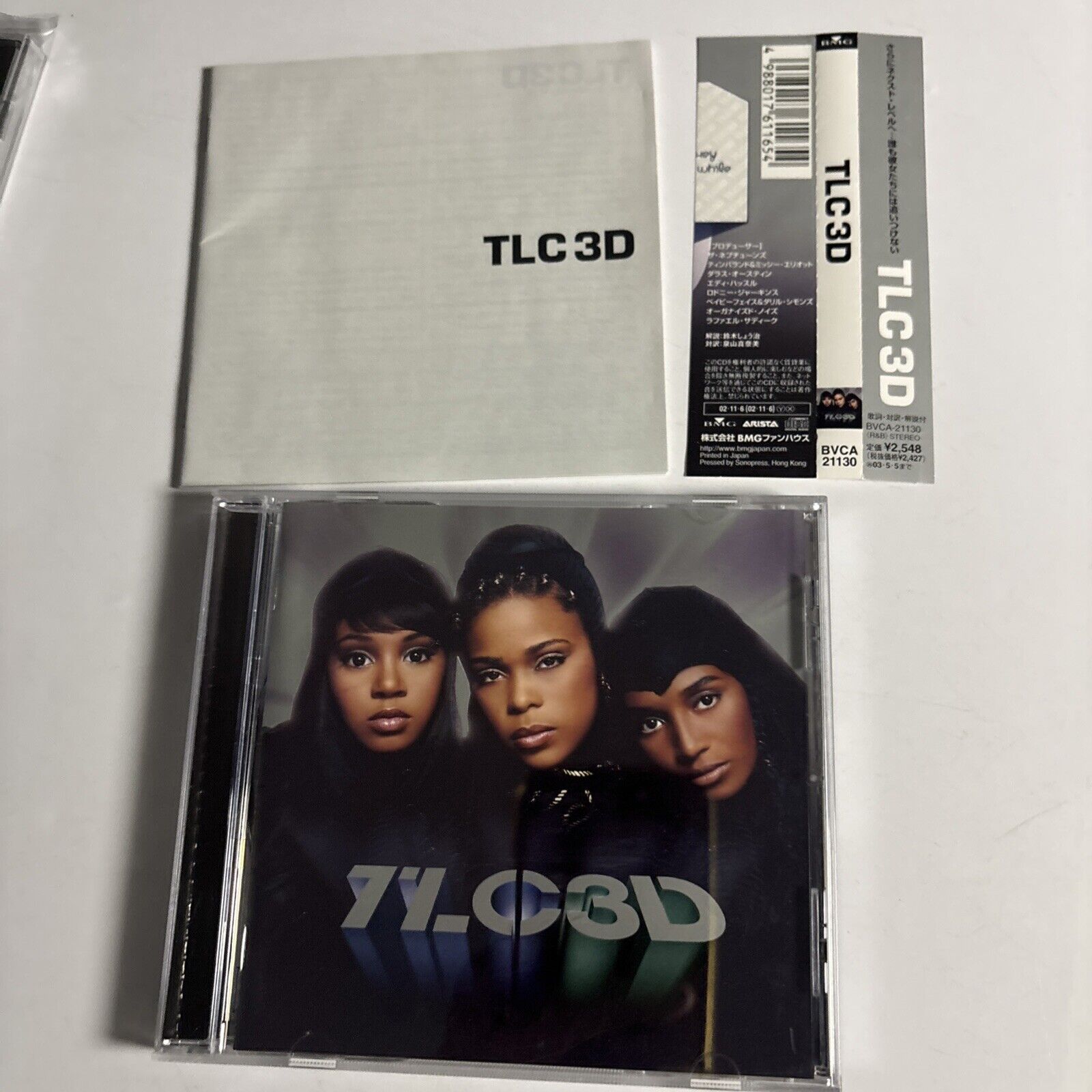 TLC – 3D (CD, 2002) bvca-21130 Japan Bonus Track, obi – Retro Unit
