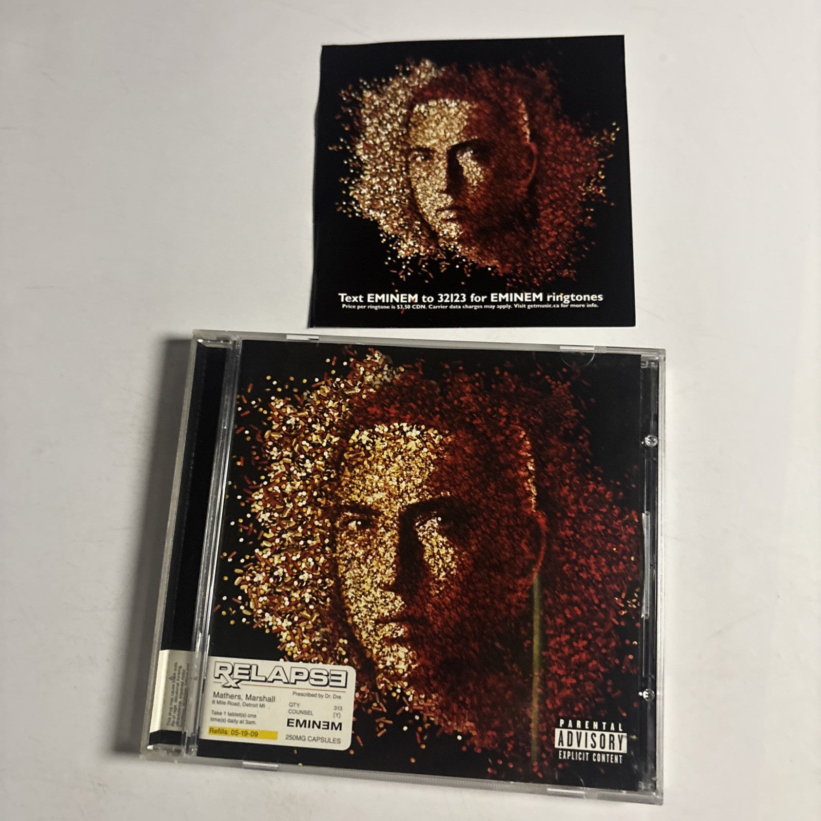 Eminem – Relapse (CD, 2009) B0012863-02 – Retro Unit