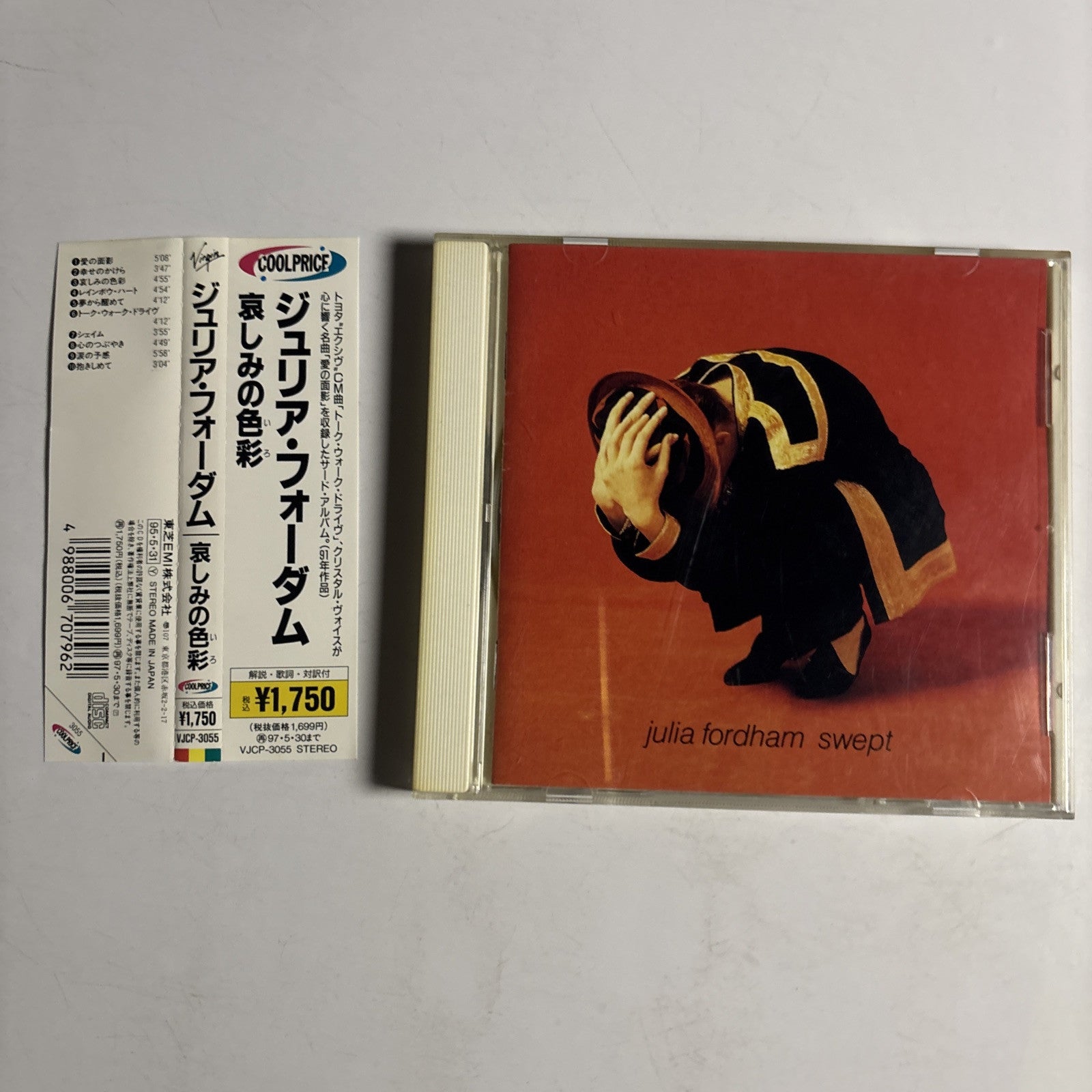 Julia Fordham – Swept (CD, 1995) vjcp-3055 Japan obi – Retro Unit