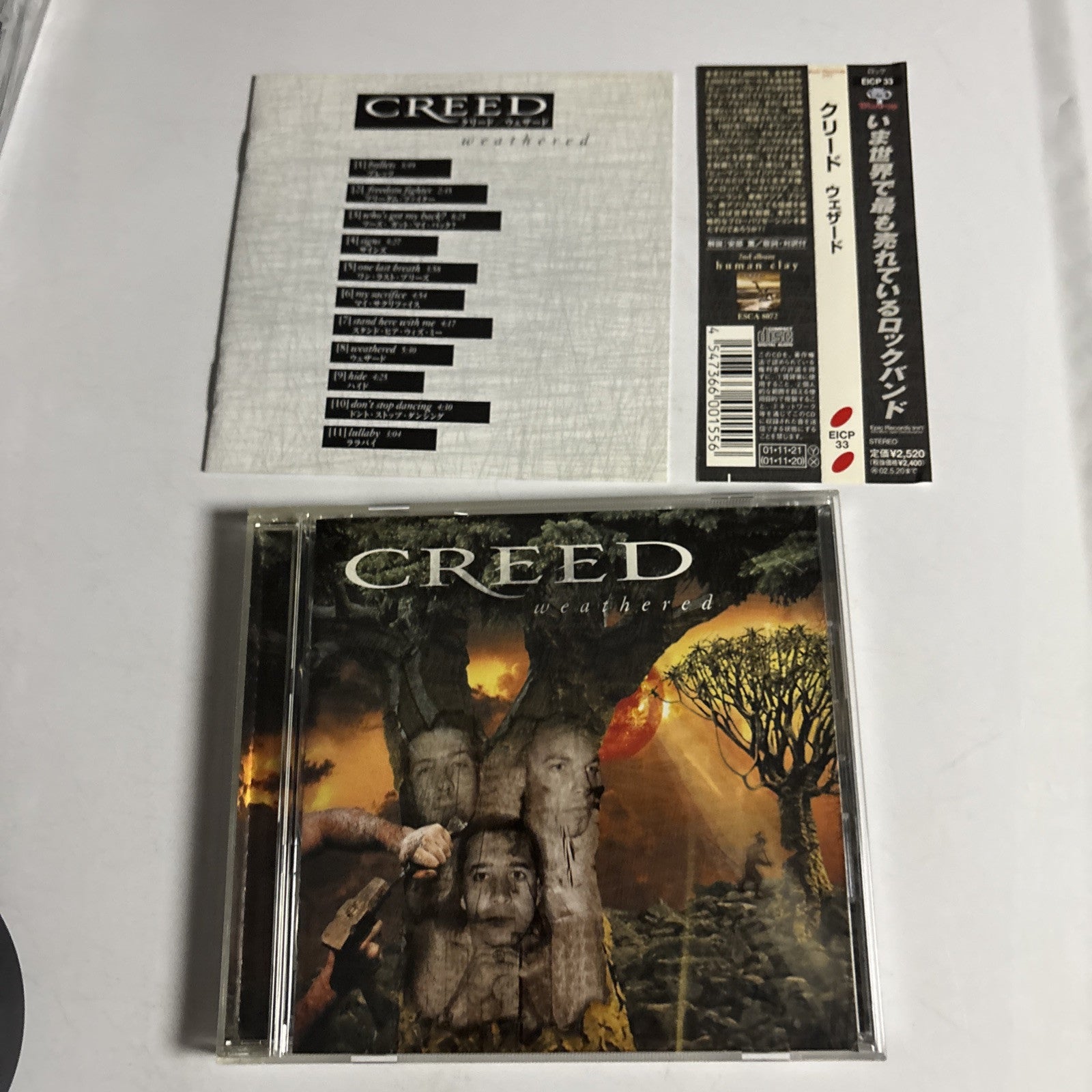 Creed – Weathered (CD, 2001) Japan obi EICP-33 – Retro Unit