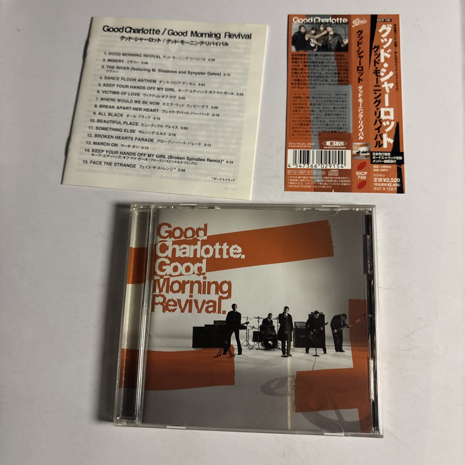 Good Charlotte – Good Morning Revival (CD, 2007) Japan Bonus Track, ob ...