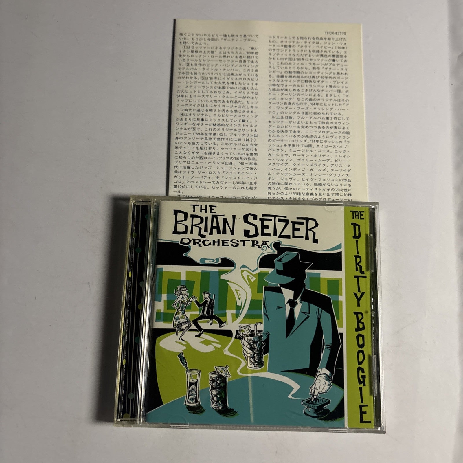 The Brian Setzer Orchestra – The Dirty Boogie (CD, 1999) Japan Bonus T ...