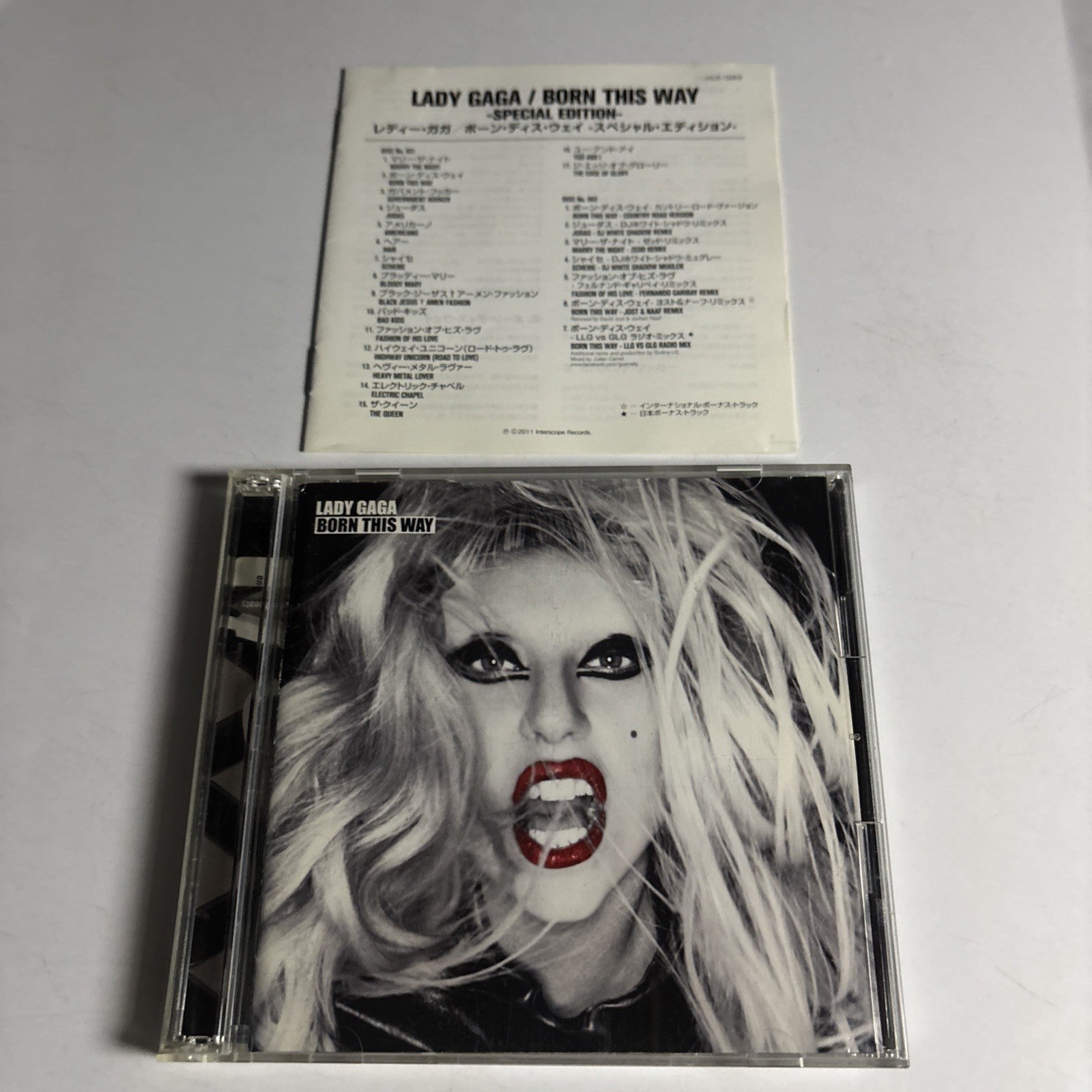 Lady Gaga – Born This Way (CD, 2011 2-Disc) Japan UICS-1228/9 – Retro Unit