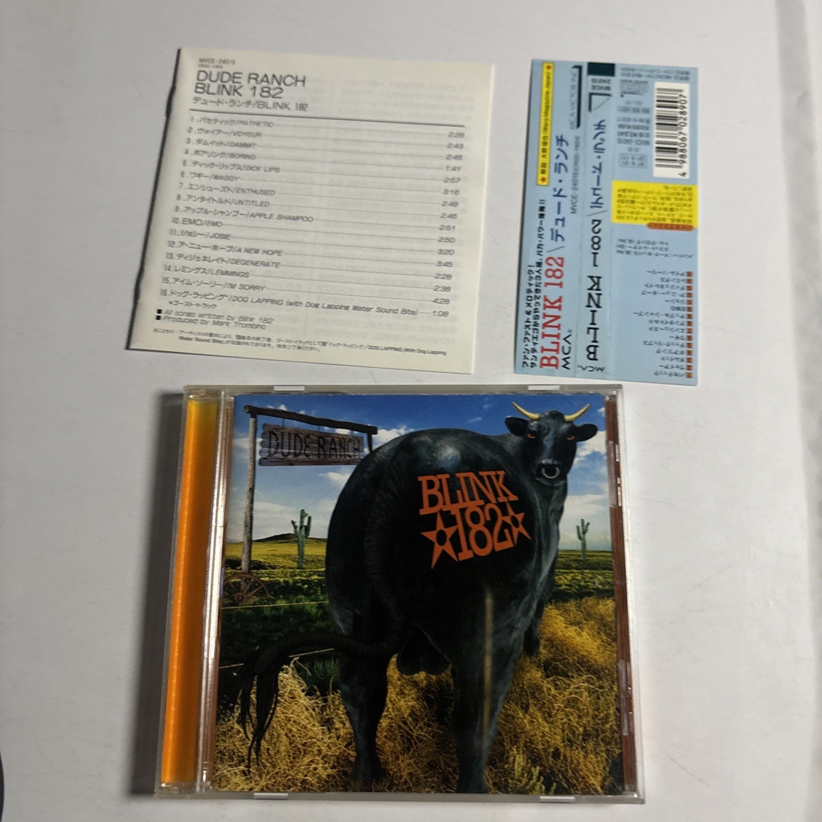 Blink-182 – Dude Ranch (CD, 1997) Japan obi MVCE-24015 – Retro Unit