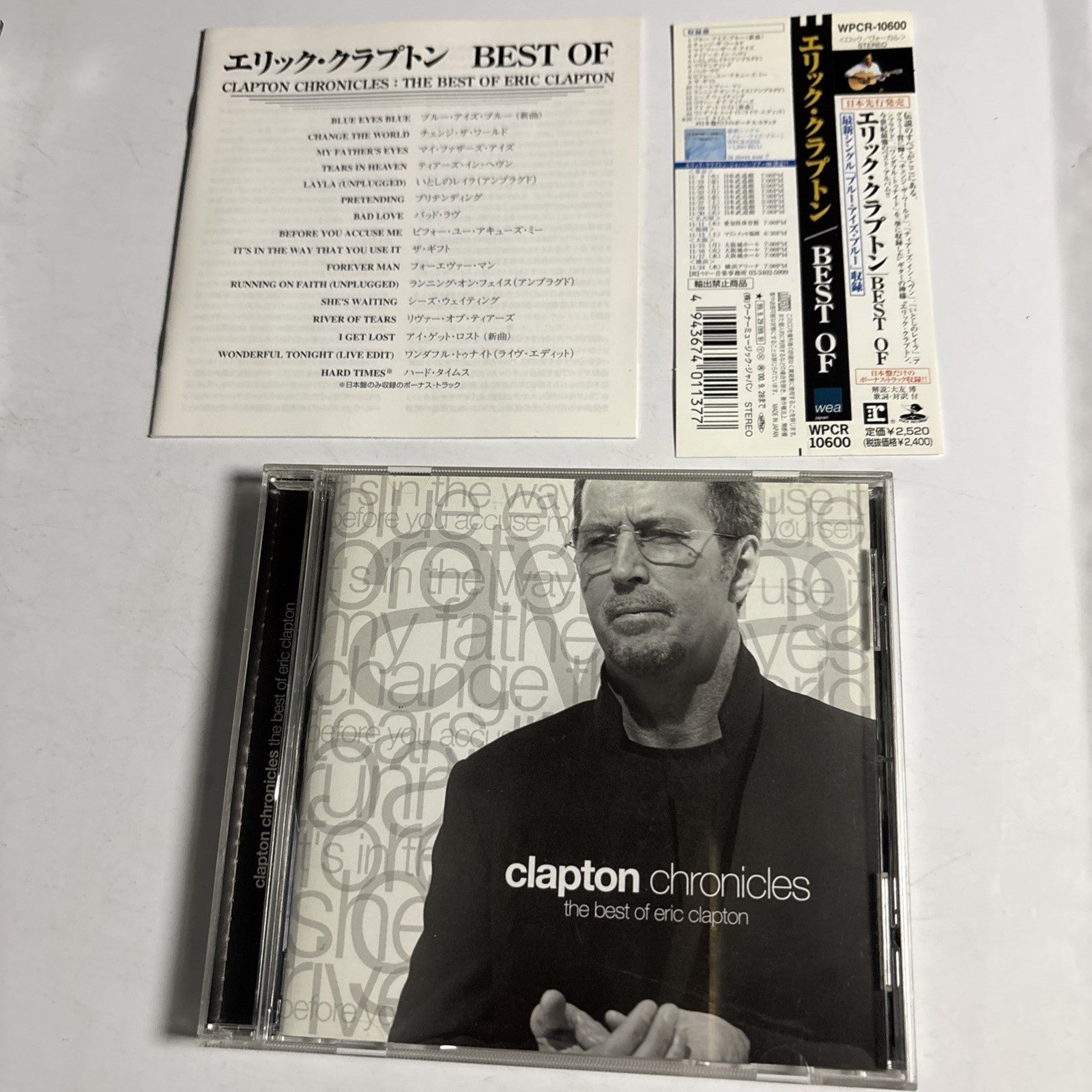 Clapton Chronicles - The Best Of Eric Clapton (CD, 1999) Japan Bonus T ...