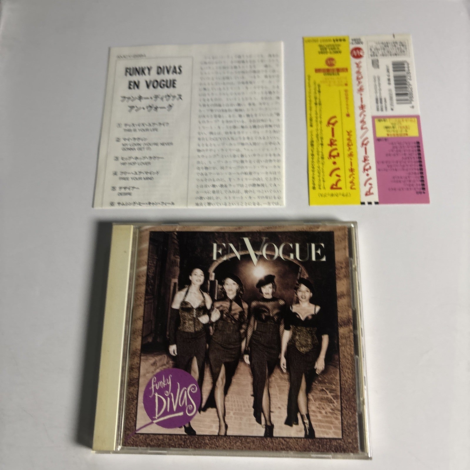 En Vogue – Funky Divas (CD, 1992) Japan AMCY-2284 obi – Retro Unit