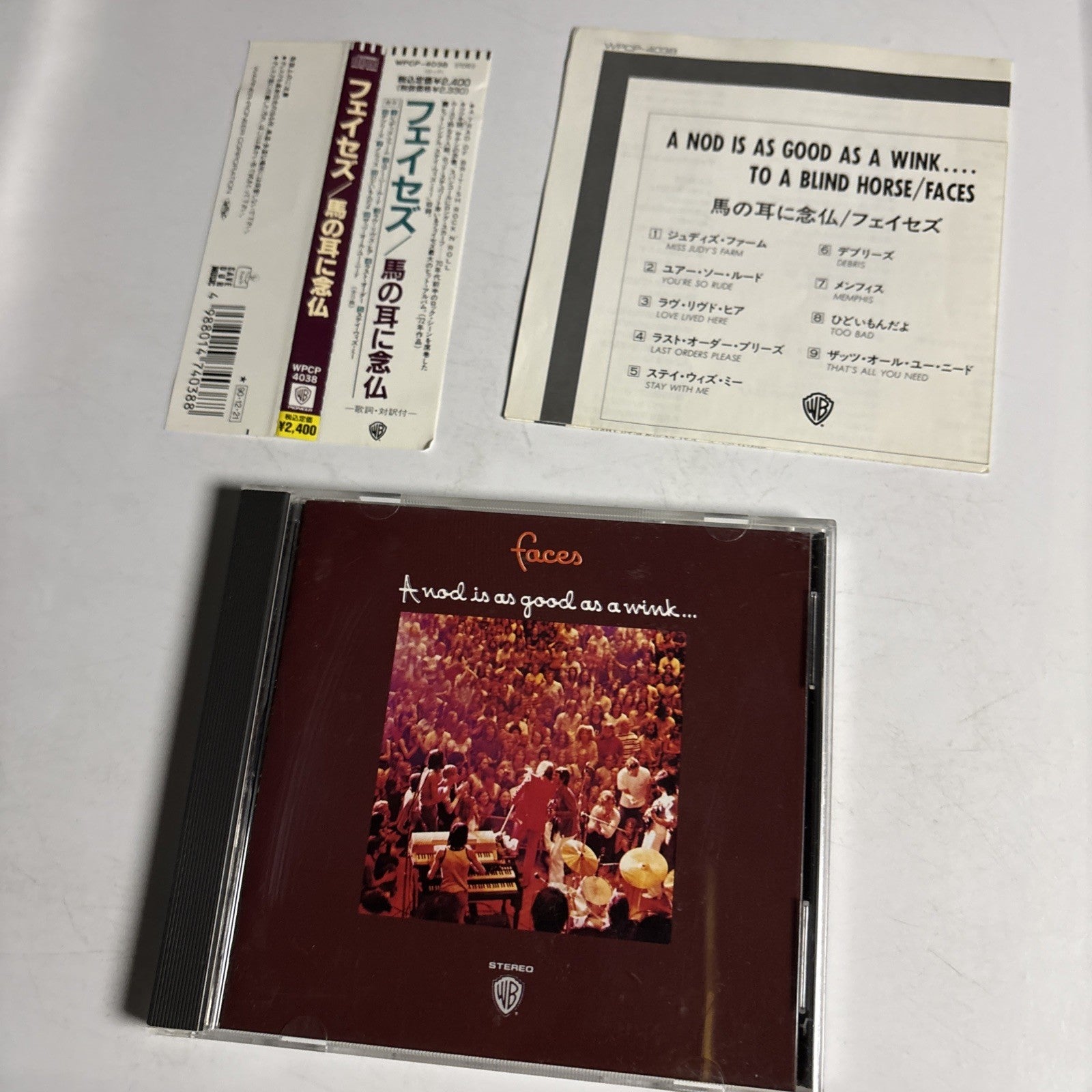 Faces – A Nod Is As Good As A Wink... To A Blind Horse (CD, 1991) Japa ...