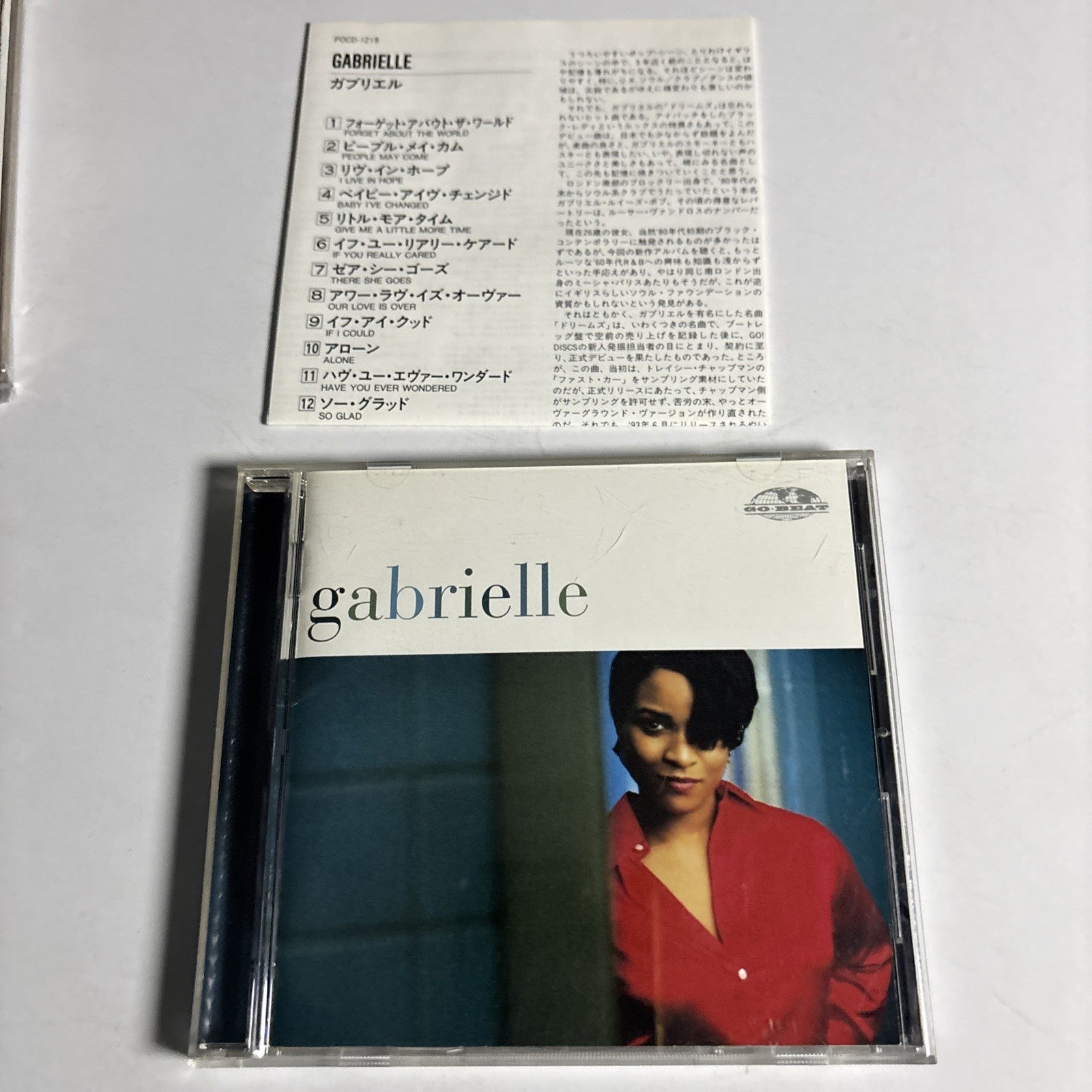 Gabrielle – Gabrielle (CD, 1996) Japan POCD-1219 – Retro Unit