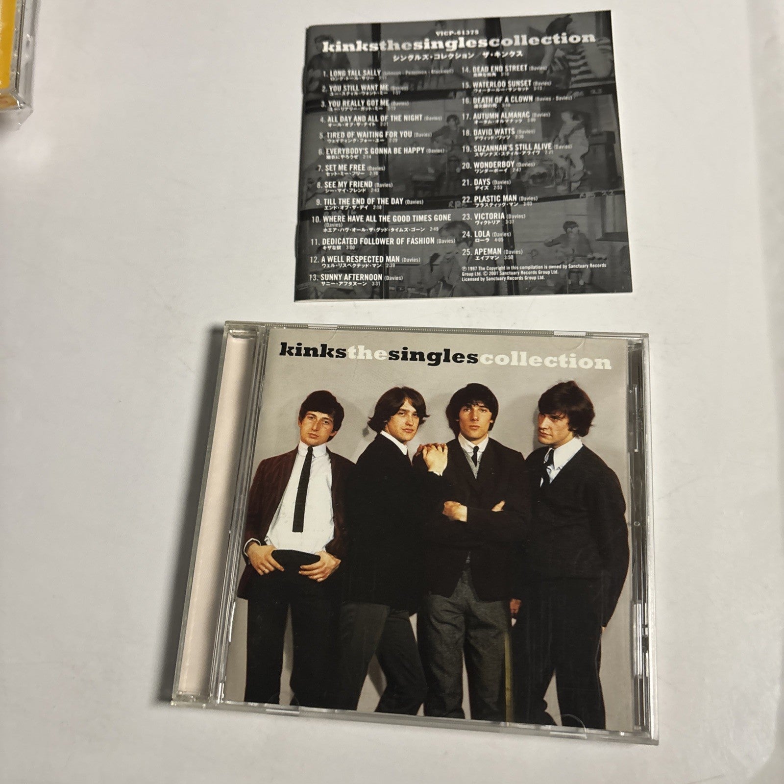 The Kinks – The Singles Collection (CD, 2001) Japan VICP-61375 – Retro Unit