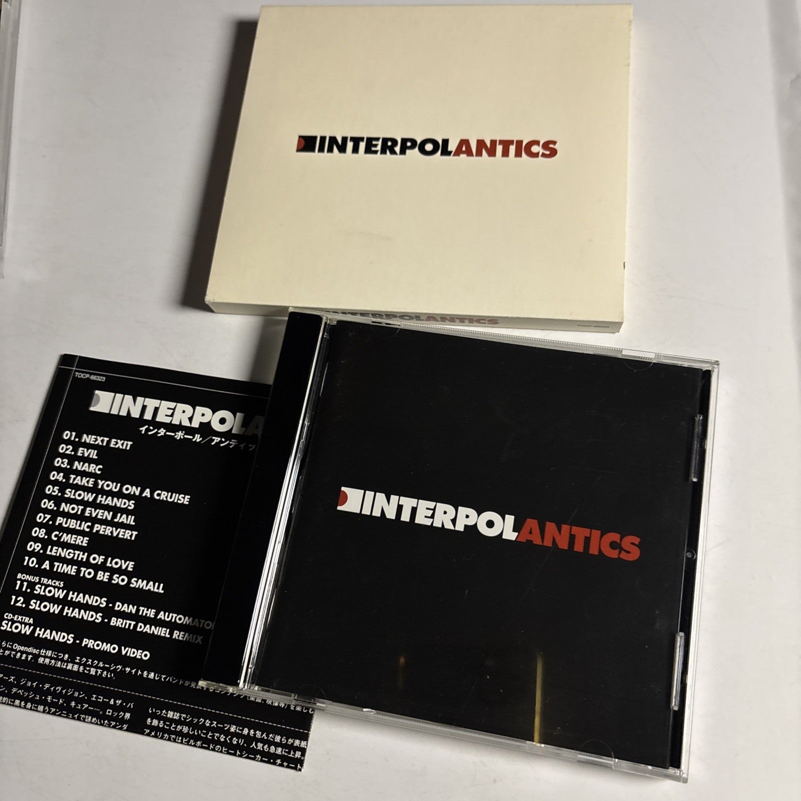 Interpol – Antics (CD, 2004) Japan TOCP 66323 – Retro Unit