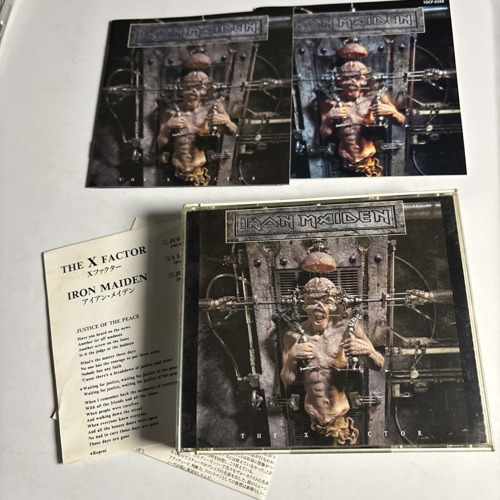 Iron Maiden – The X Factor (CD, 1995, 2-Disc) Japan TOCP-8588 – Retro Unit