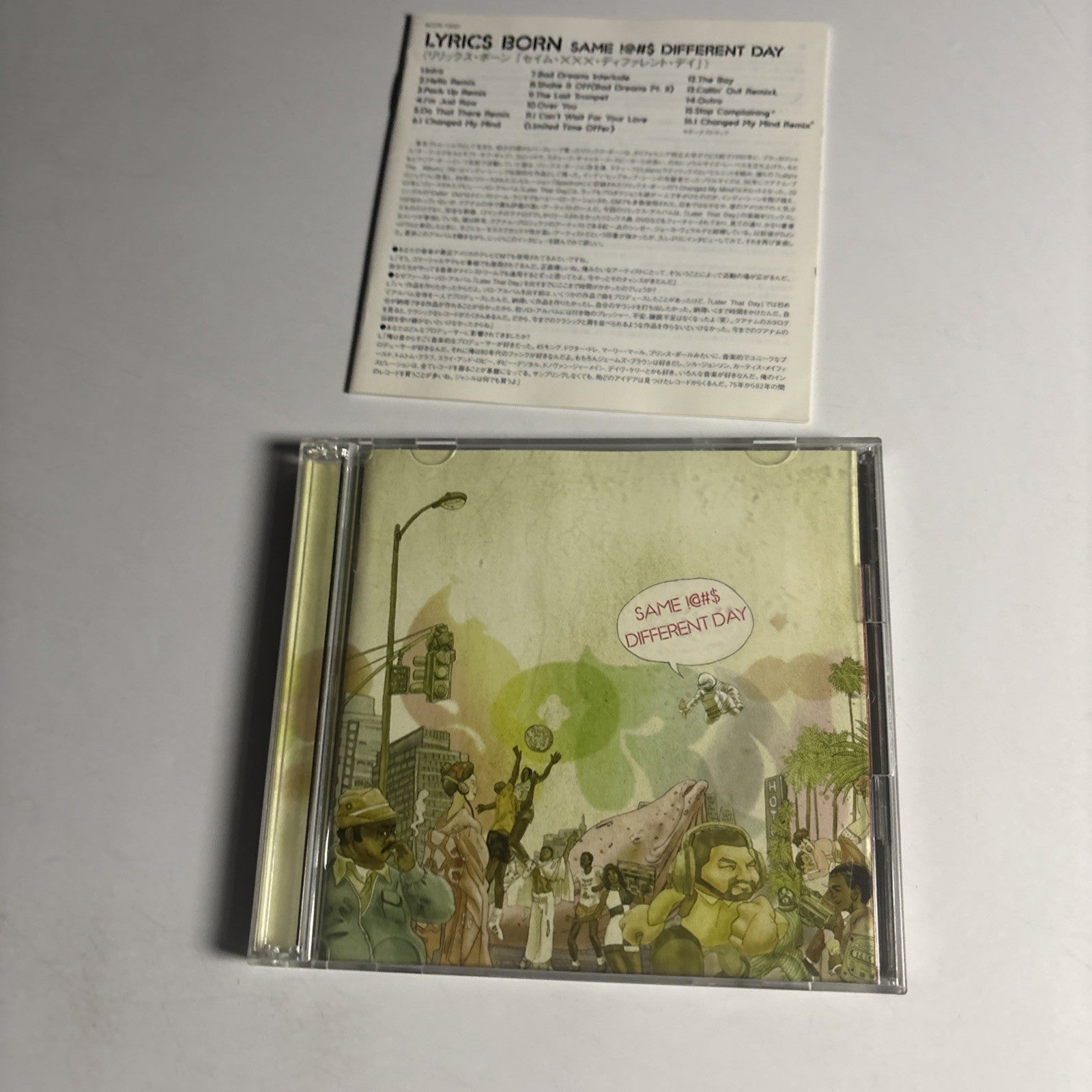 Lyrics Born – Same !@#$, Different Day (CD + DVD, 2005) Japan DVD ACCR ...
