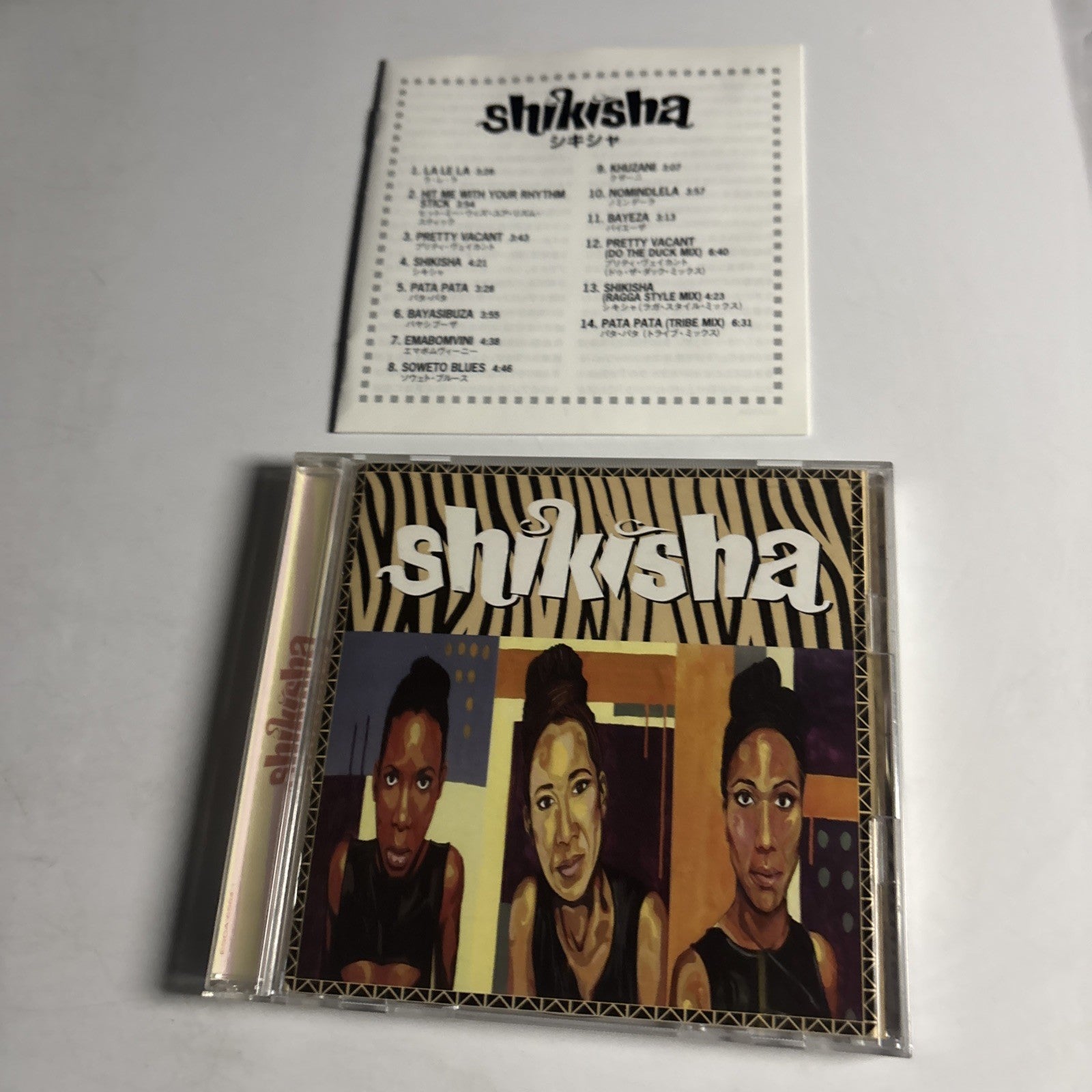 Shikisha – Belt It Out! (CD, 1996) Japan Bonus Track ESCA 6564 – Retro Unit