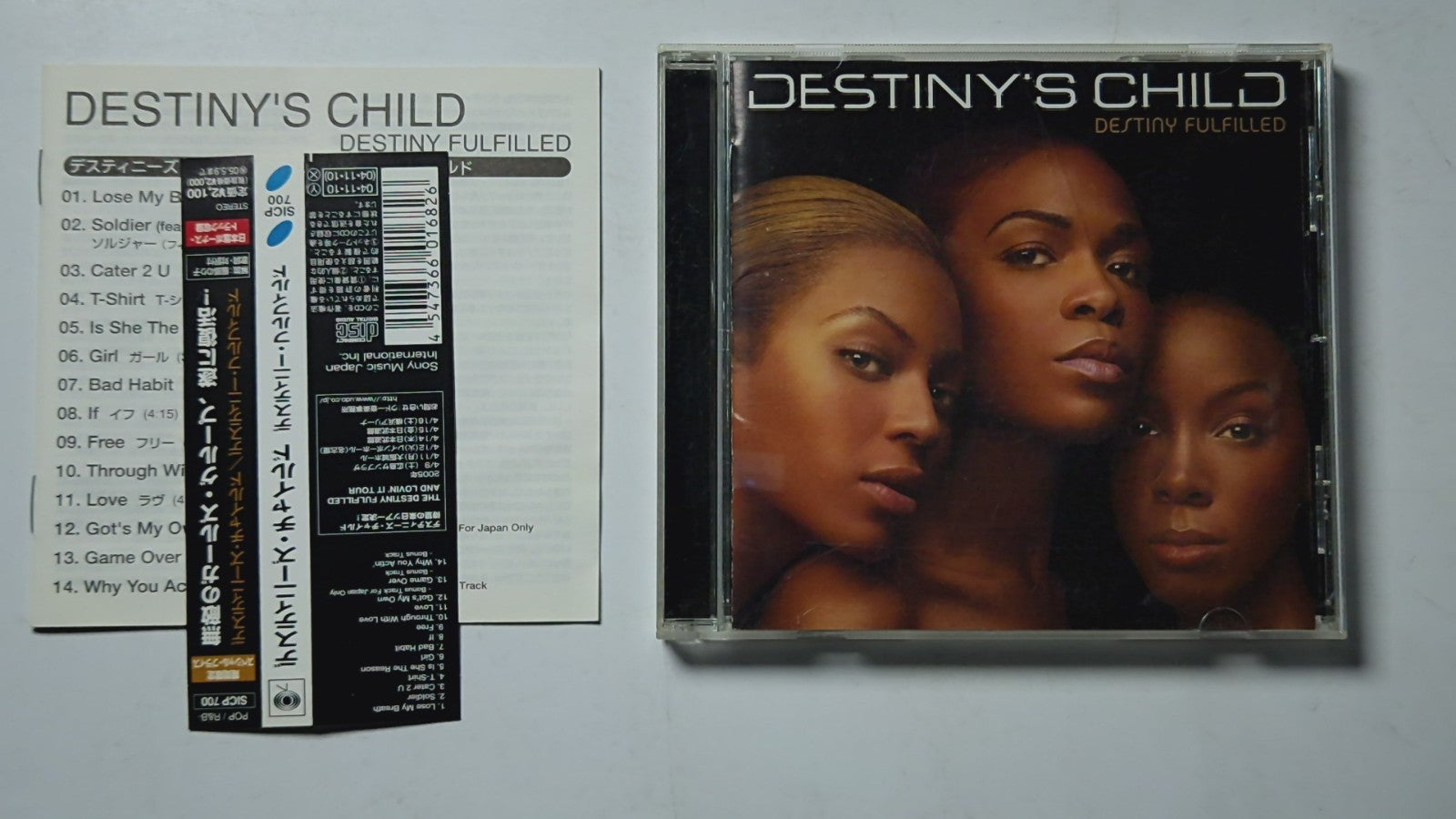 Destiny's Child – Destiny Fulfilled (CD, 2004) Japan obi SICP 700 ...