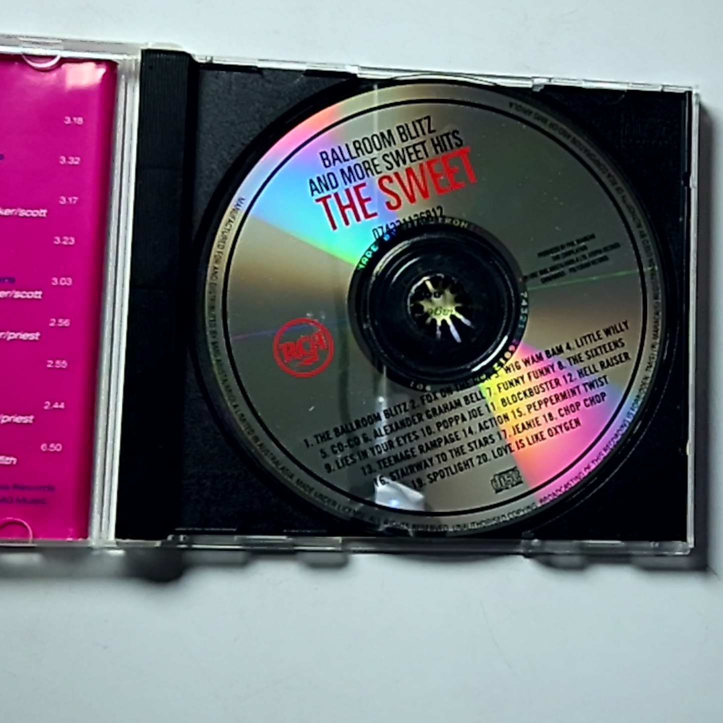 The Sweet – The Ballroom Blitz & More Sweet Hits (CD) Australia 743211 ...