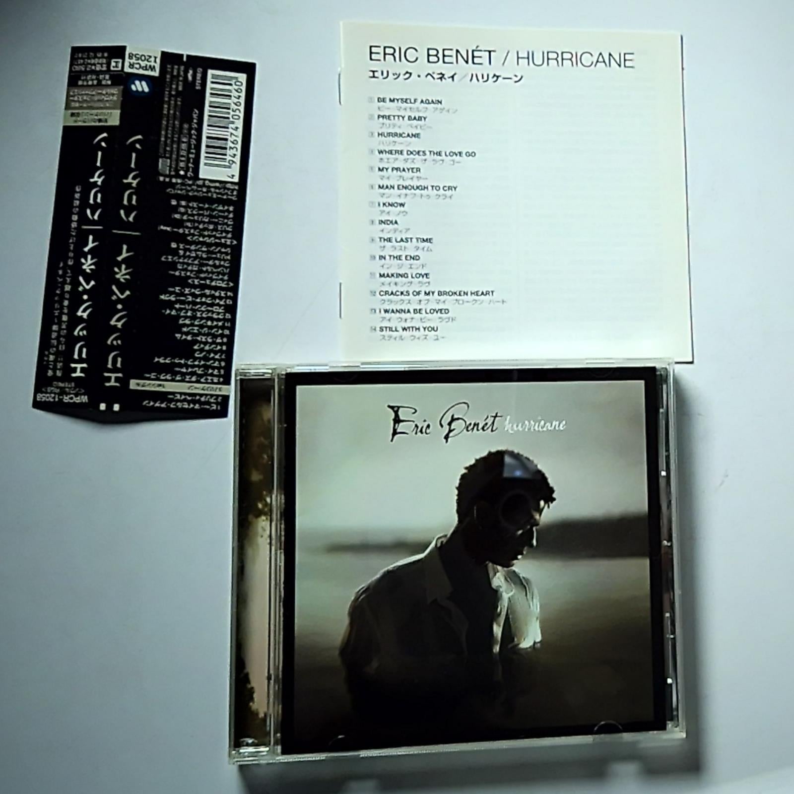 Eric Benét – Hurricane (CD, 2005) Japan Obi WPCR-12058 – Retro Unit