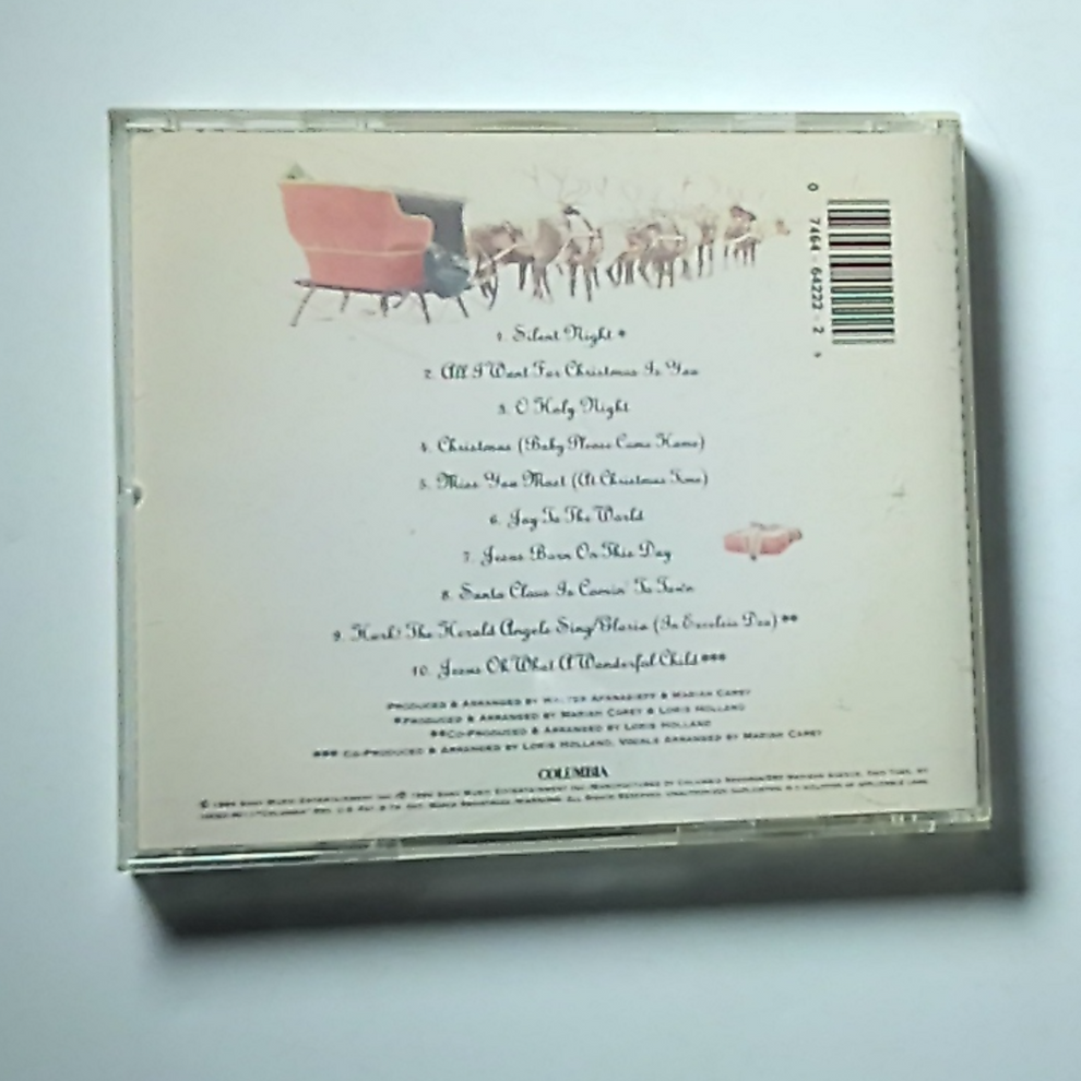 Mariah Carey – Merry Christmas (CD, 1994) US CK 64222 – Retro Unit
