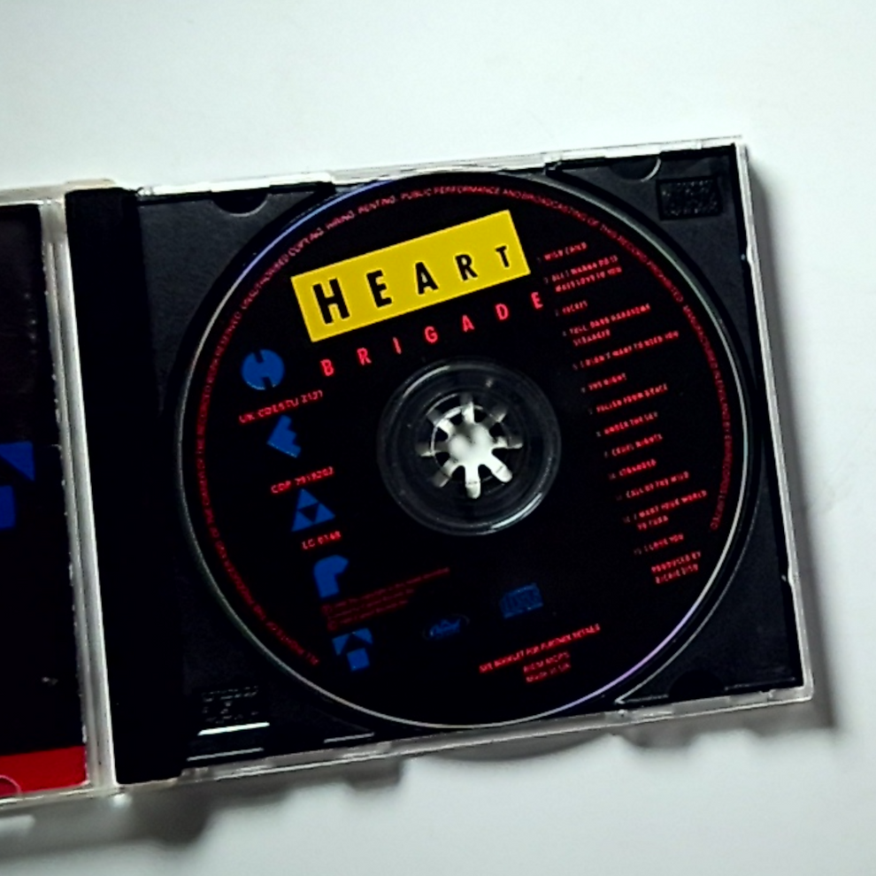 Heart – Brigade (CD, 1990) Europe CDP 7918202 – Retro Unit