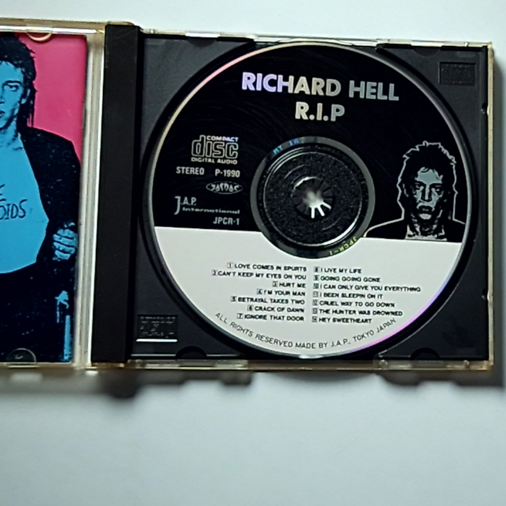 Richard Hell – R.I.P. (CD, 1990) Japan JPCR-1 – Retro Unit