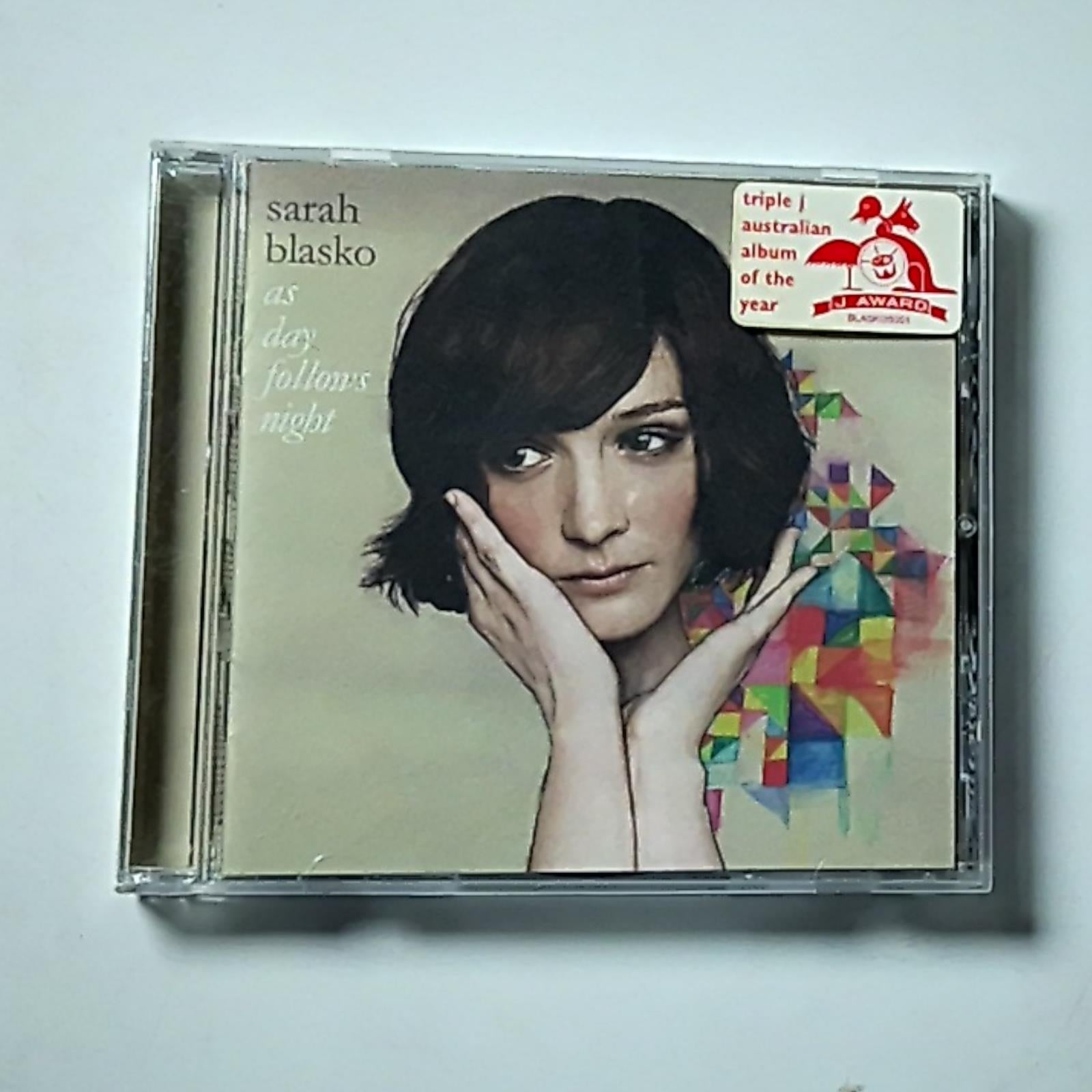 Sarah Blasko – As Day Follows Night (CD, 2009) Australasia DEW9000168 ...