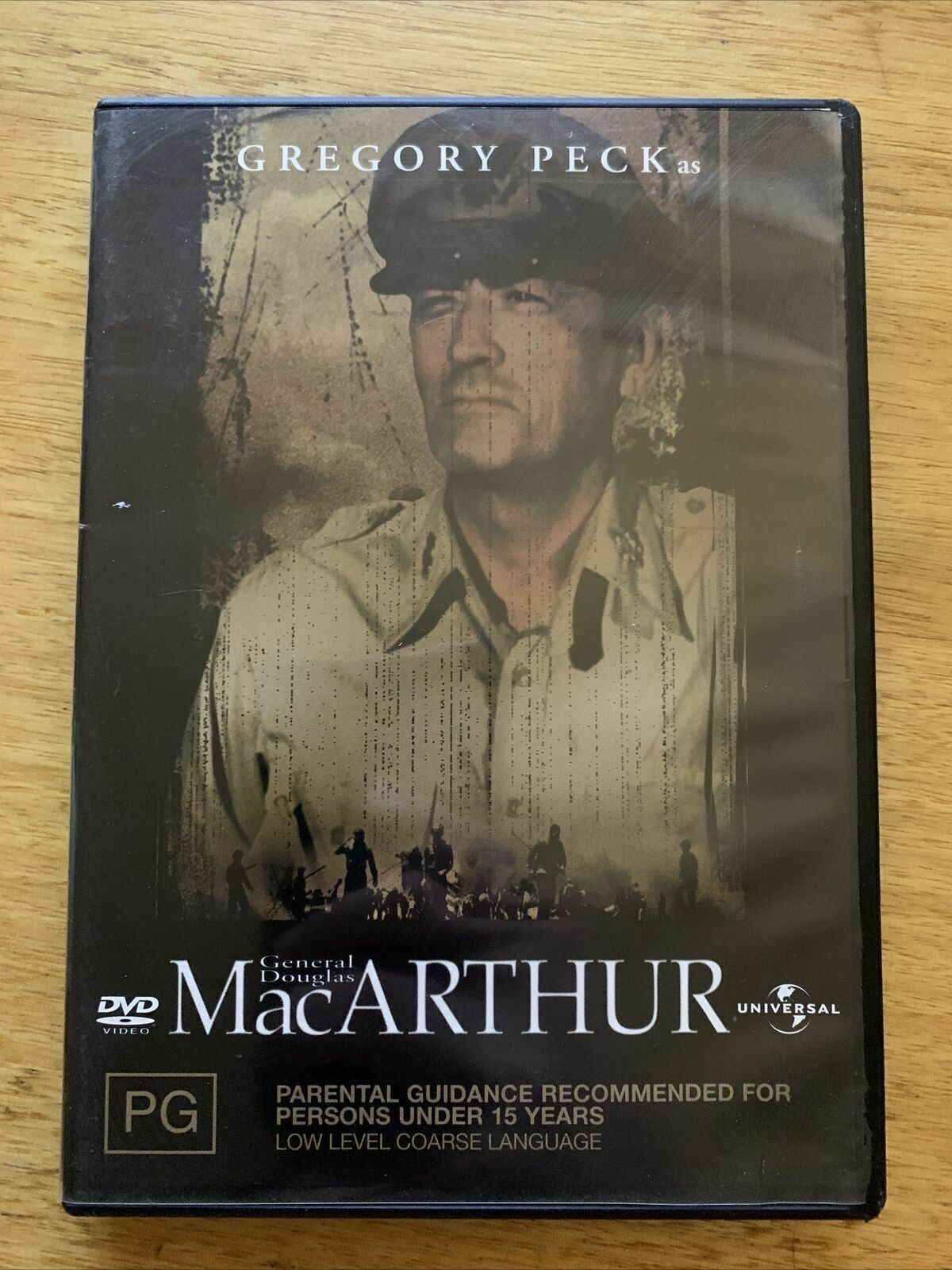 MacArthur (DVD, 1977) Gregory Peck, Dan O'Herlihy, Ed Flanders Region ...