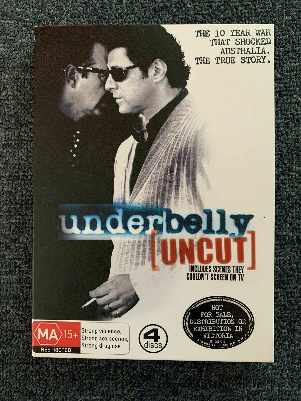 Underbelly [Uncut] (DVD, 2008, 4-Disc Set) Region 4 – Retro Unit