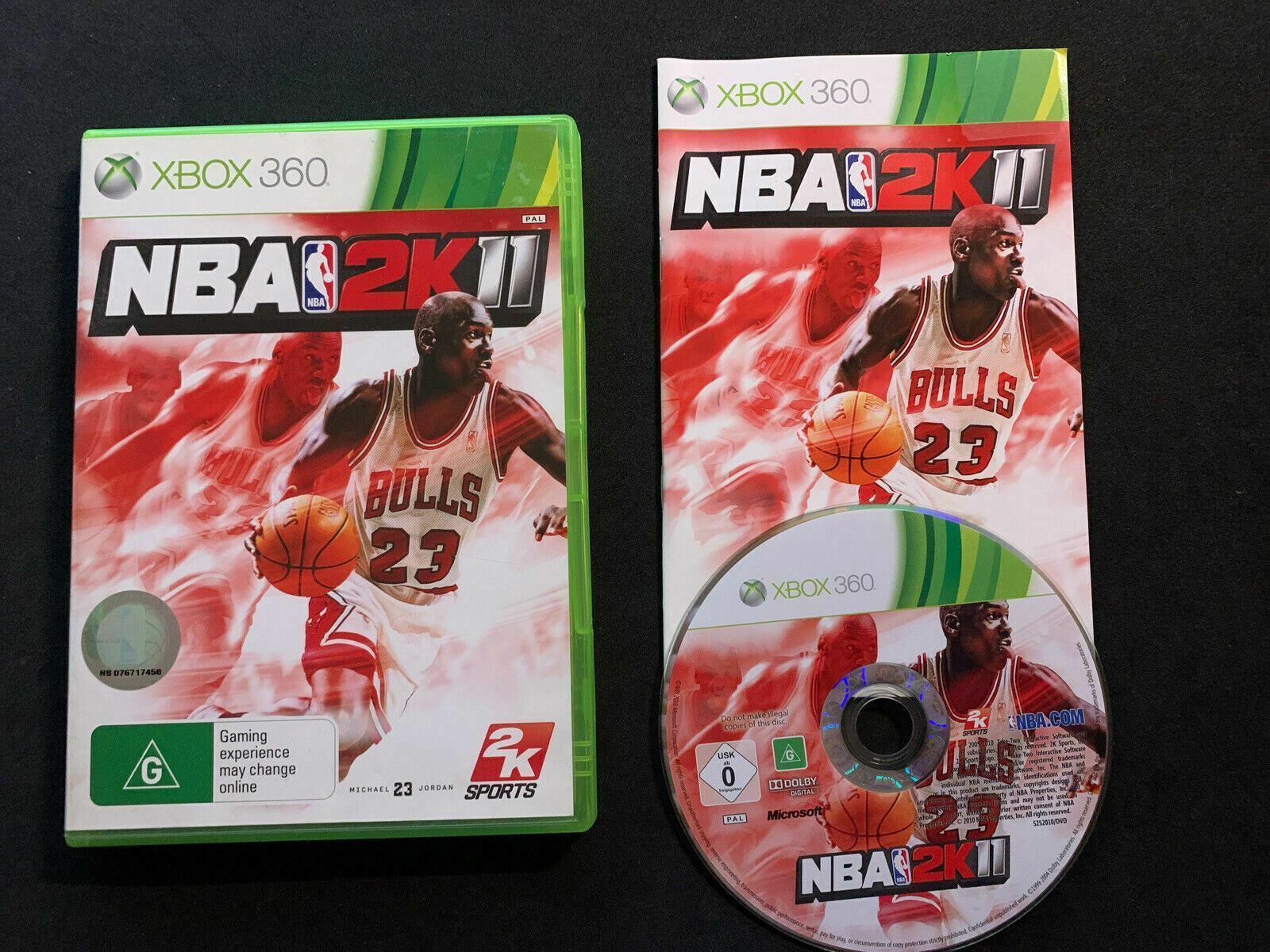 NBA 2K11 - Michael Jordan Cover Microsoft Xbox 360 Includes Manual ...