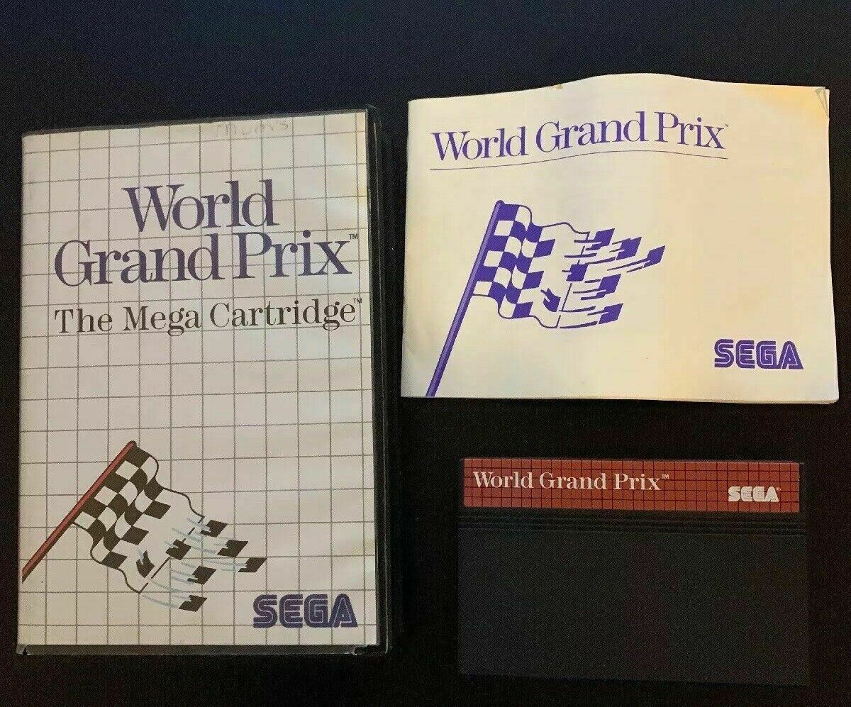 World Grand Prix Sega Master System PAL With Manual Complete – Retro Unit