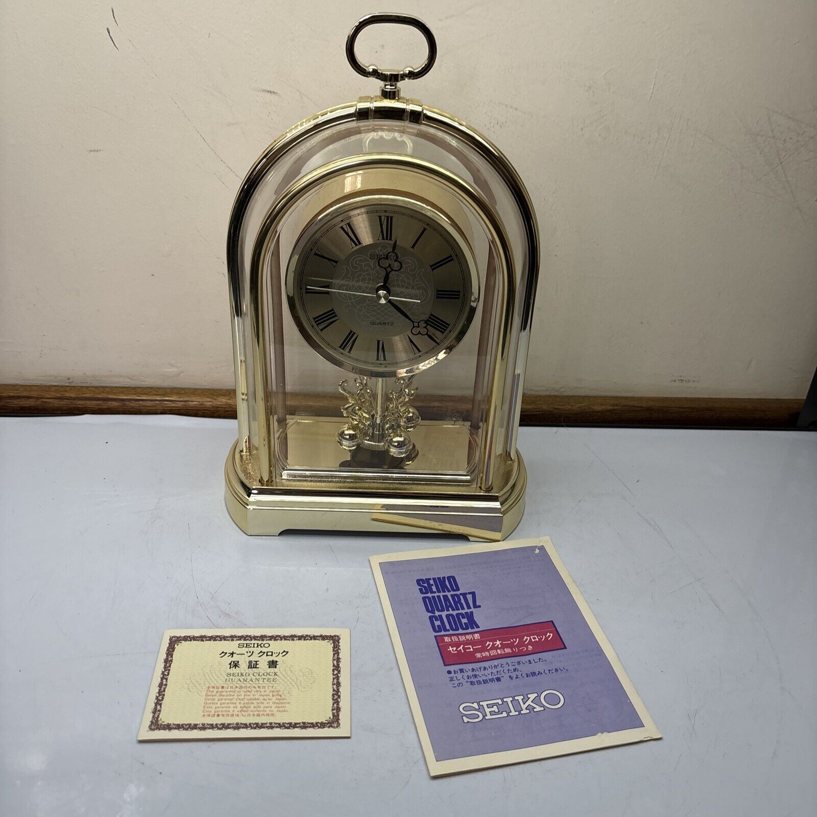Seiko Quartz Table Clock QZ407T Made In Japan 1989 – Retro Unit