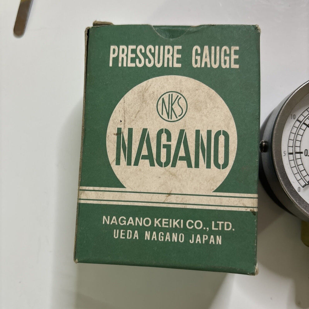 Nagano NKS Pressure Gauge 8153756 Made In Japan – Retro Unit