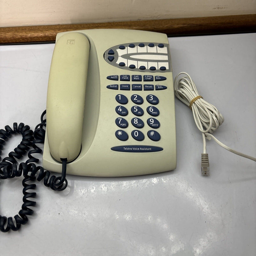 Telstra T1000S Single Line Corded Phone NBN Compatible – Retro Unit