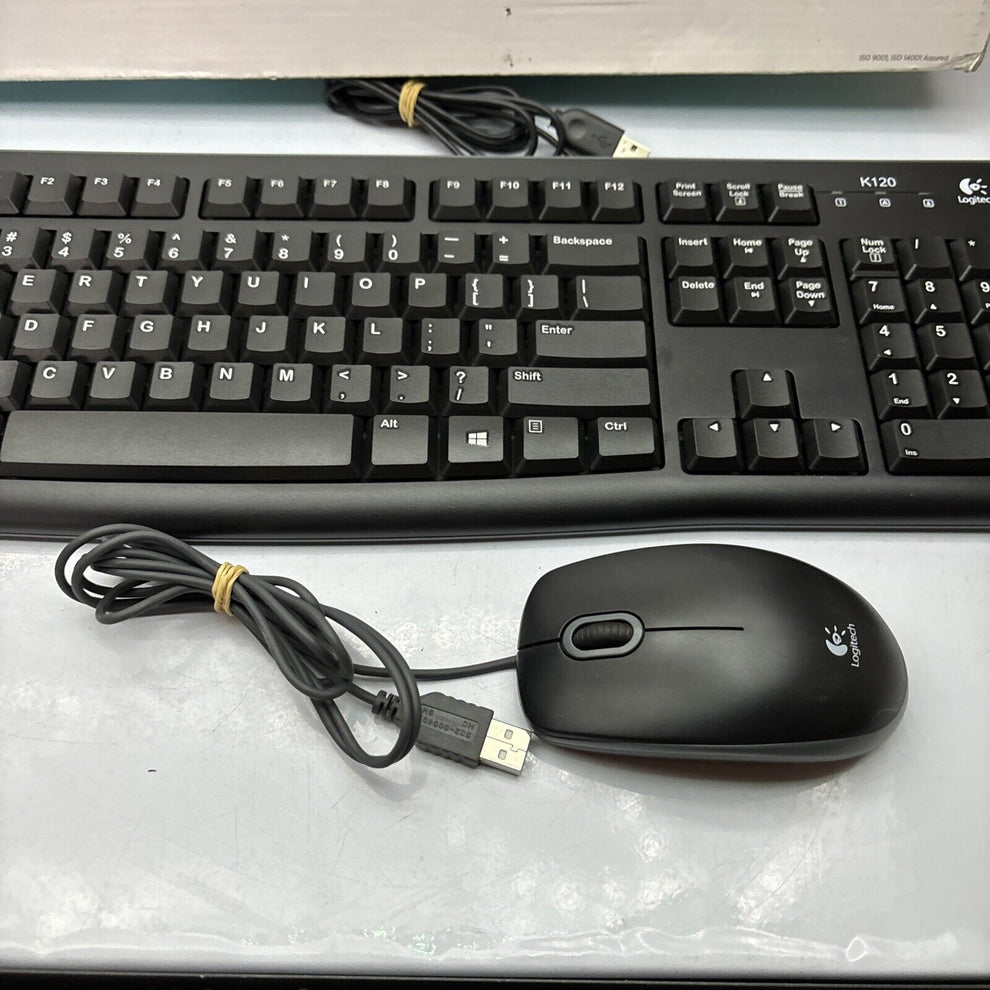 Logitech MK120 (920-002586) USB Keyboard and Mouse – Retro Unit