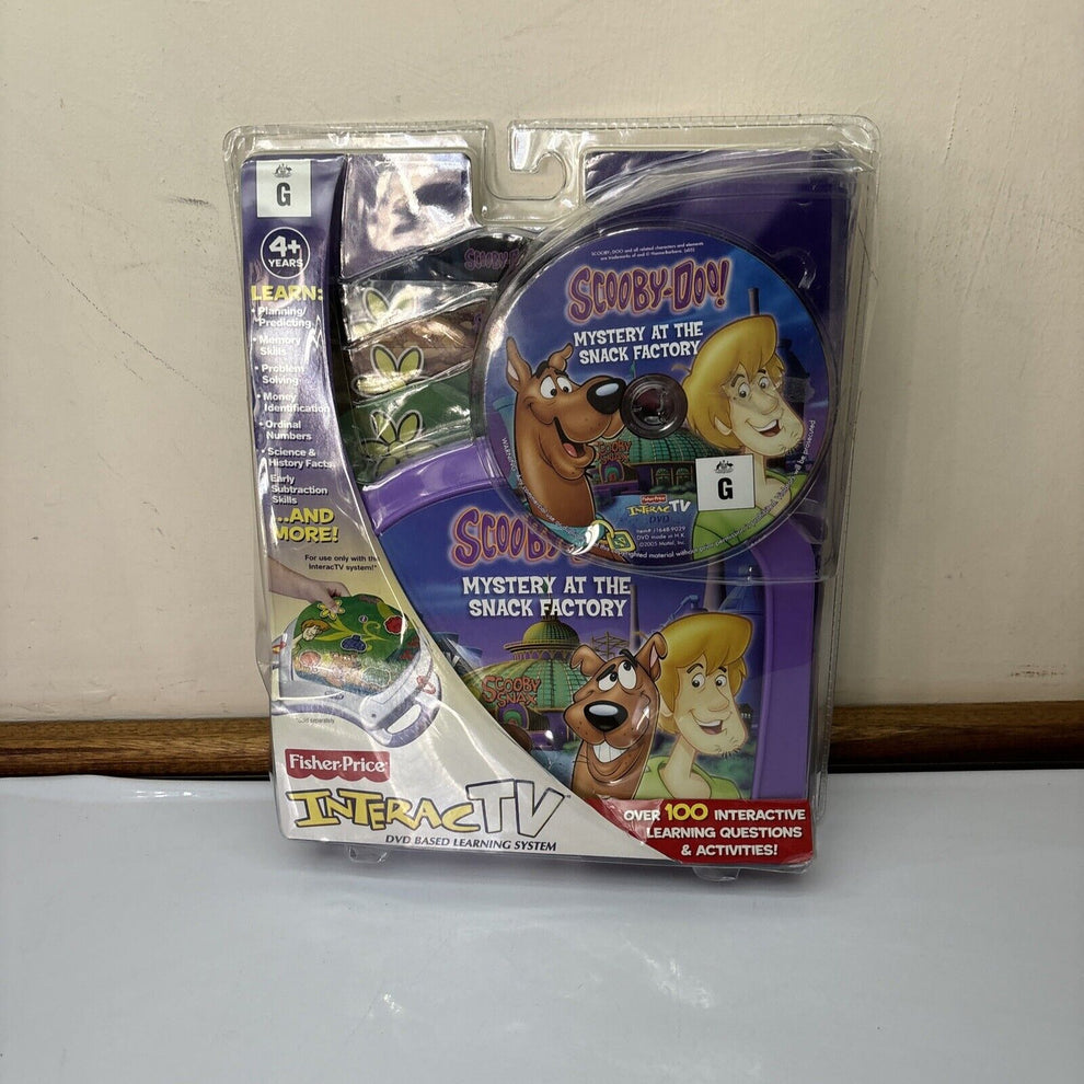 Scooby-Doo! Mystery At The Snack Factory DVD Fisher-Price InteracTV ...