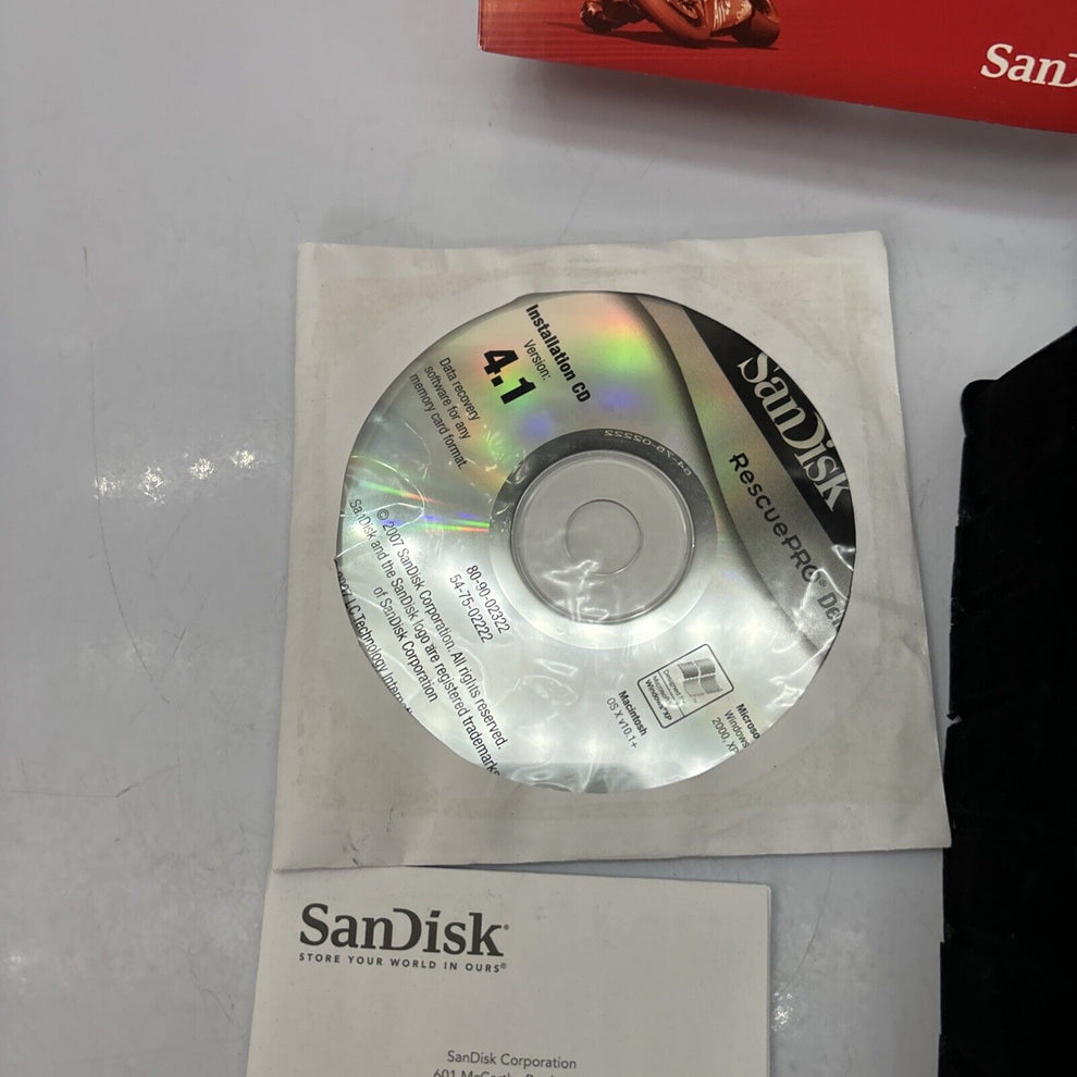 SanDisk Extreme Ducati Edition 4GB Compact Flash – Retro Unit