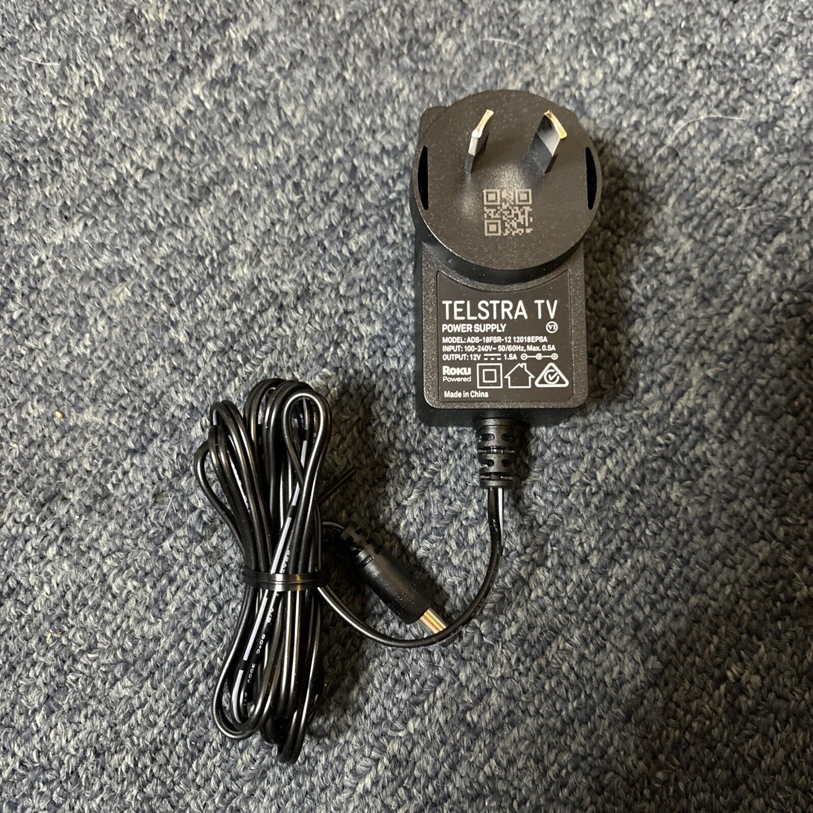 Genuine Telstra TV Power Supply ADS-18FSR-12 12V 1.5A – Retro Unit