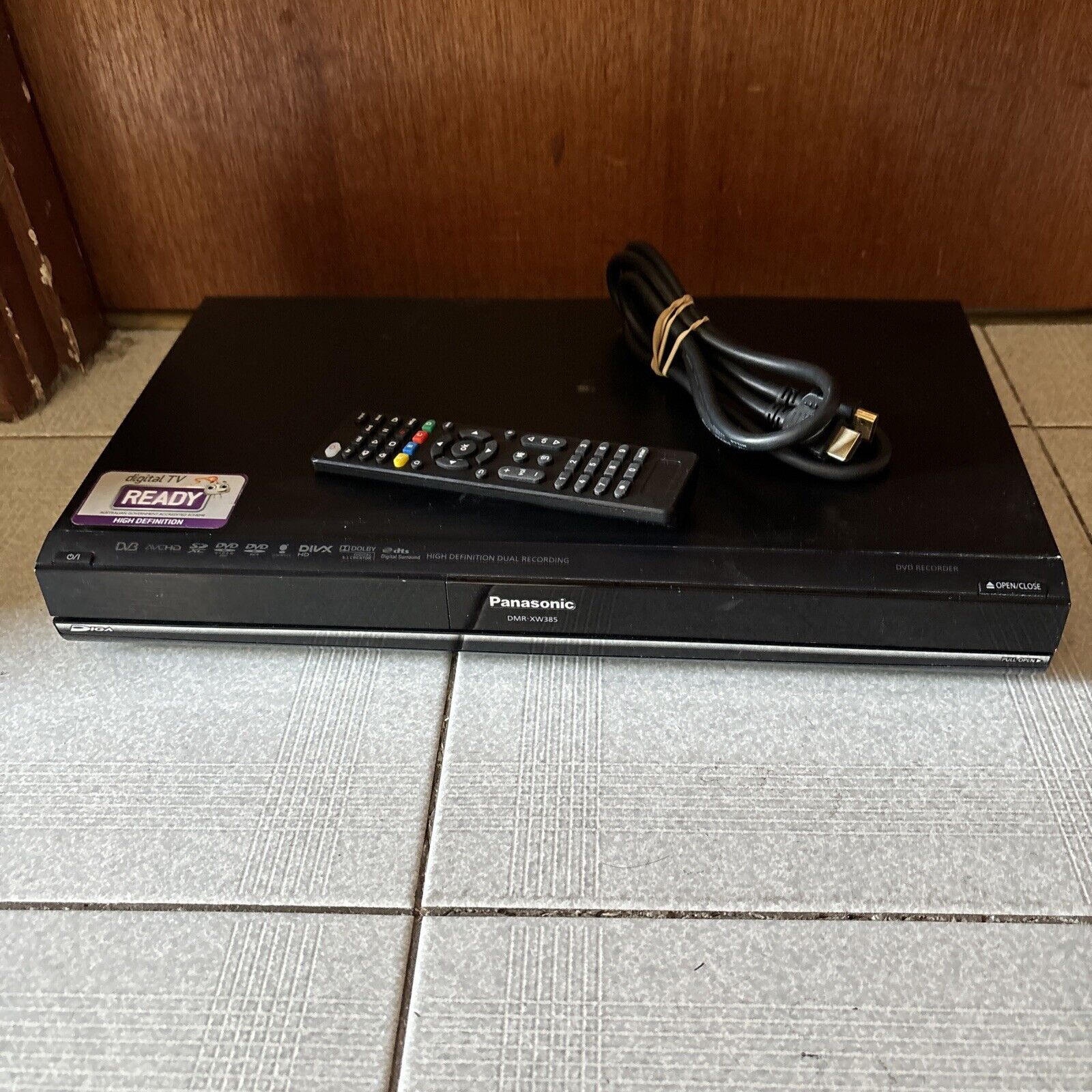 Panasonic DMR-XW385 HD Dual Recording HDTV DVD Recorder Player 320GB H ...