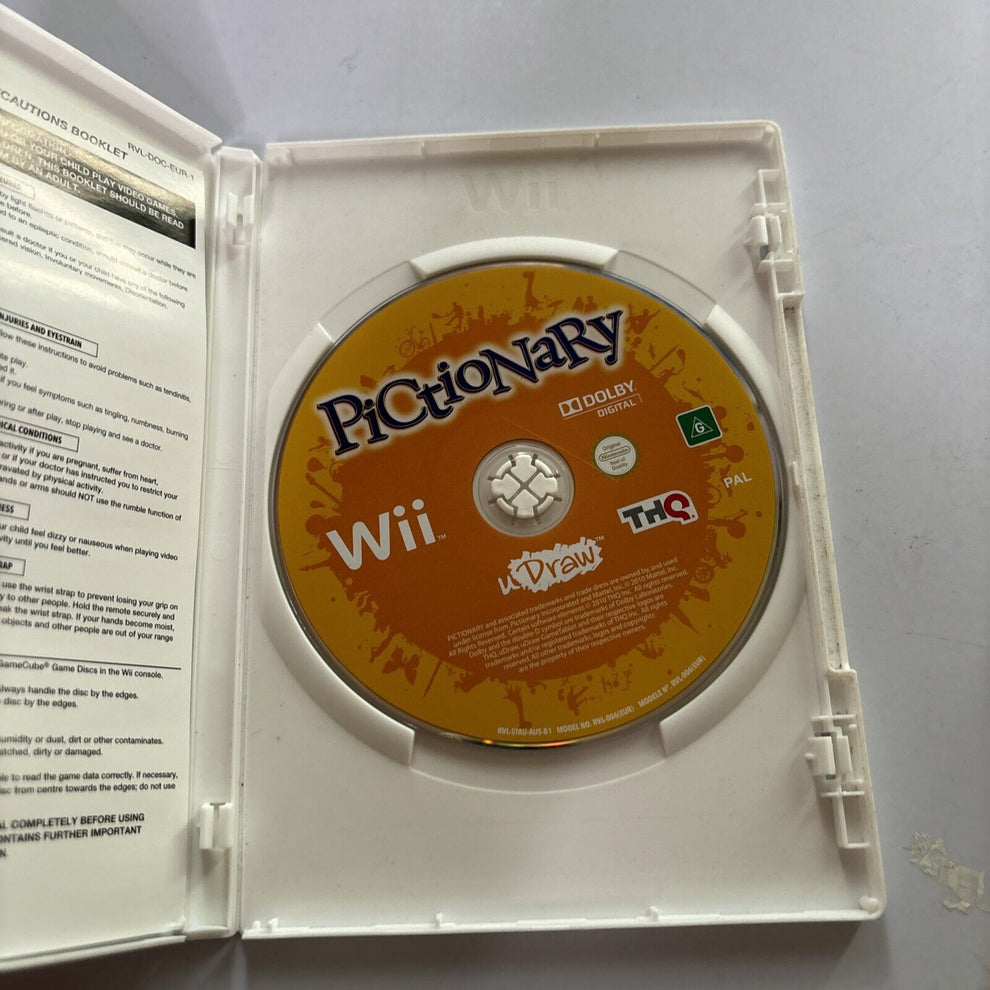 Pictionary & U Draw Game Tablet Nintendo Wii PAL – Retro Unit