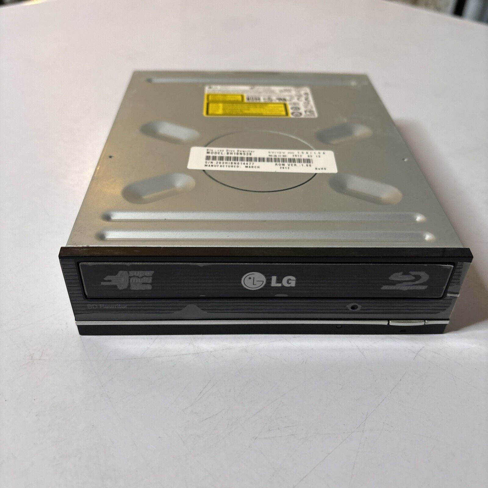 LG Blu-ray DVD Rewriter Internal Disc Drive BH10NS38 10x Spped – Retro Unit