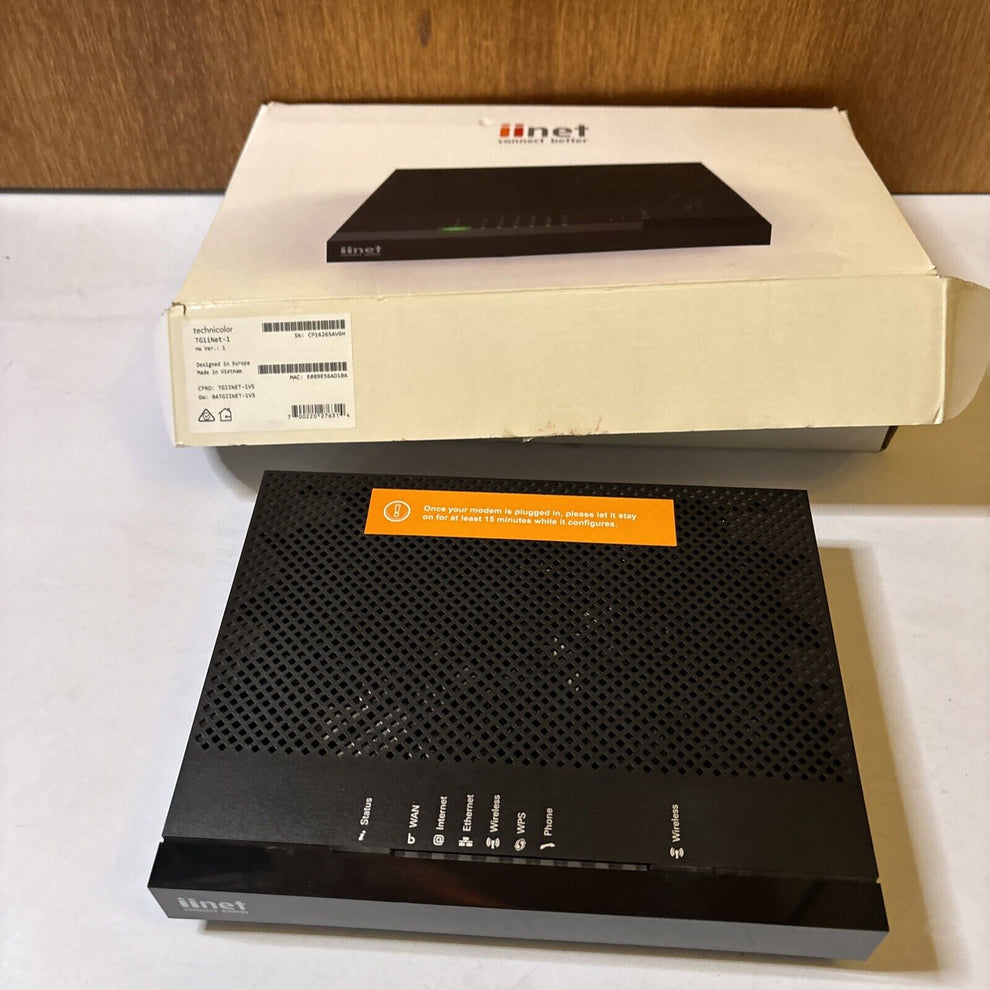 iiNet Technicolor Modem Wireless VoIP TGiinet-1 *Never Used* – Retro Unit
