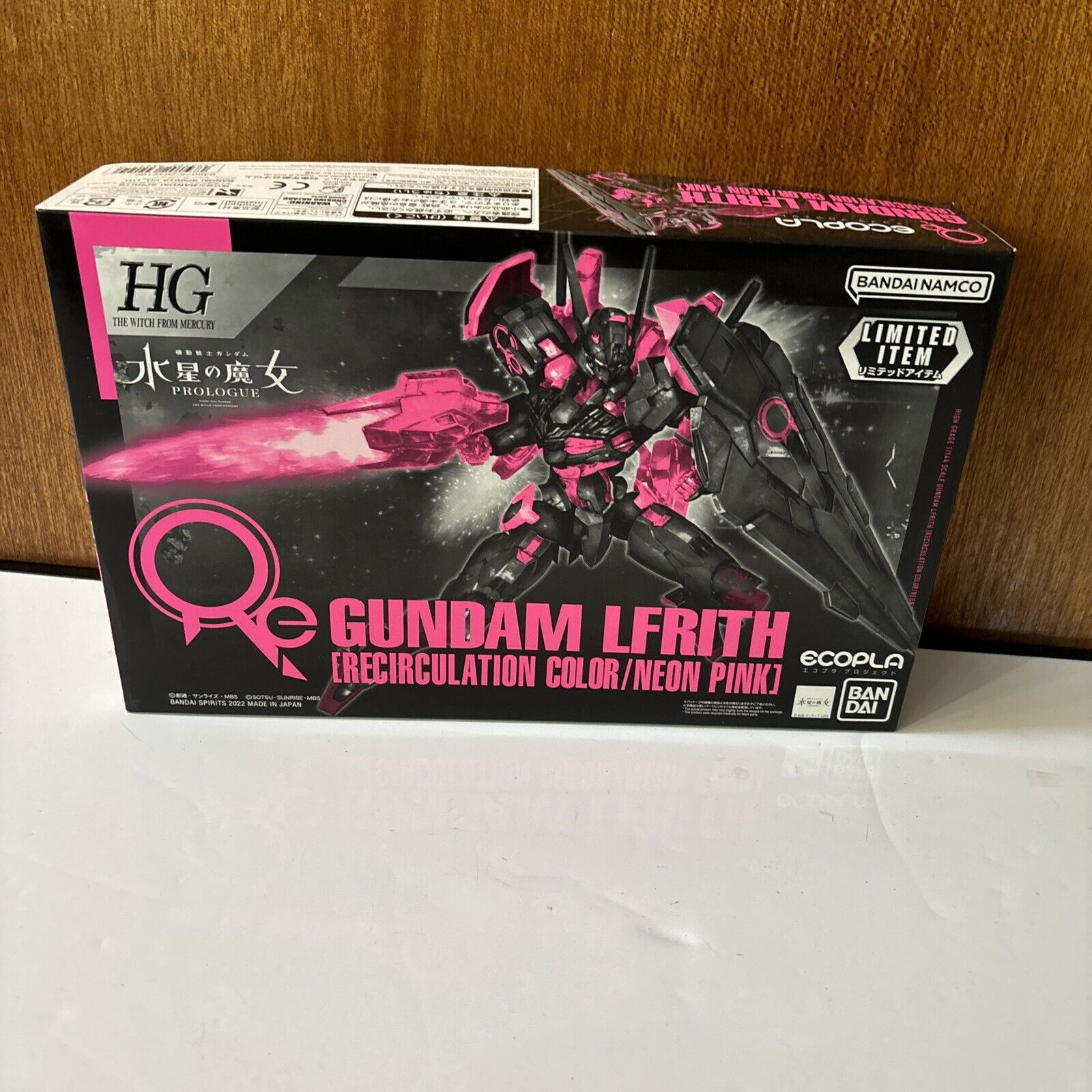 Gundam LFRITH [Recirculation Color Neon Pink] HG Ecopla Bandai Gunpla ...