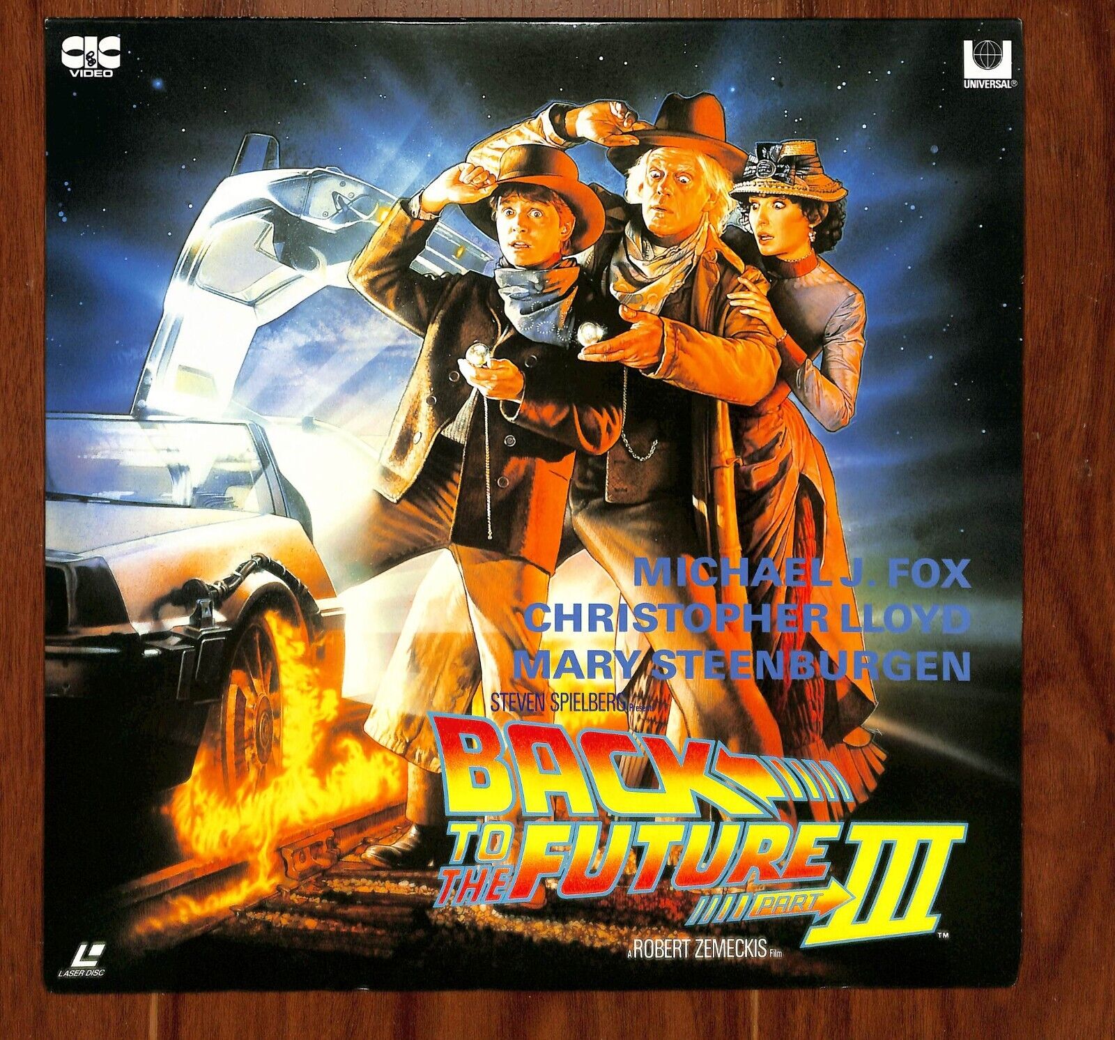 Back to the Future Part III (Laserdisc, 1990) Japan PILF-1462 – Retro Unit