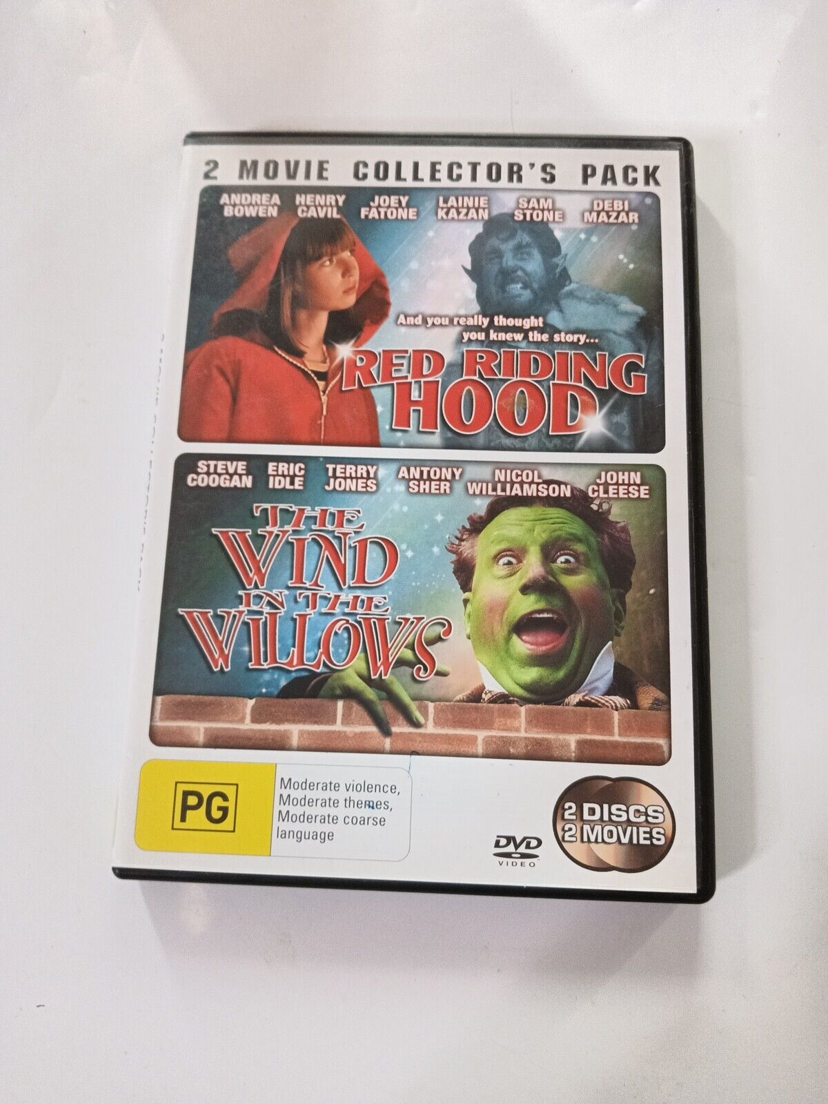 Red Riding Hood / The Wind in the Willows (DVD, 2004) John Cleese Regi ...
