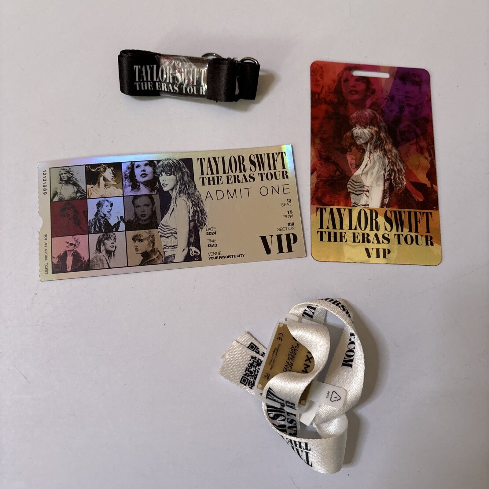 Taylor Swift The Eras Tour VIP Card And Lanyard – Retro Unit