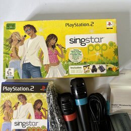Singstar Pop Game Microphones for PlayStation 2005 PS2 PAL – Retro Unit