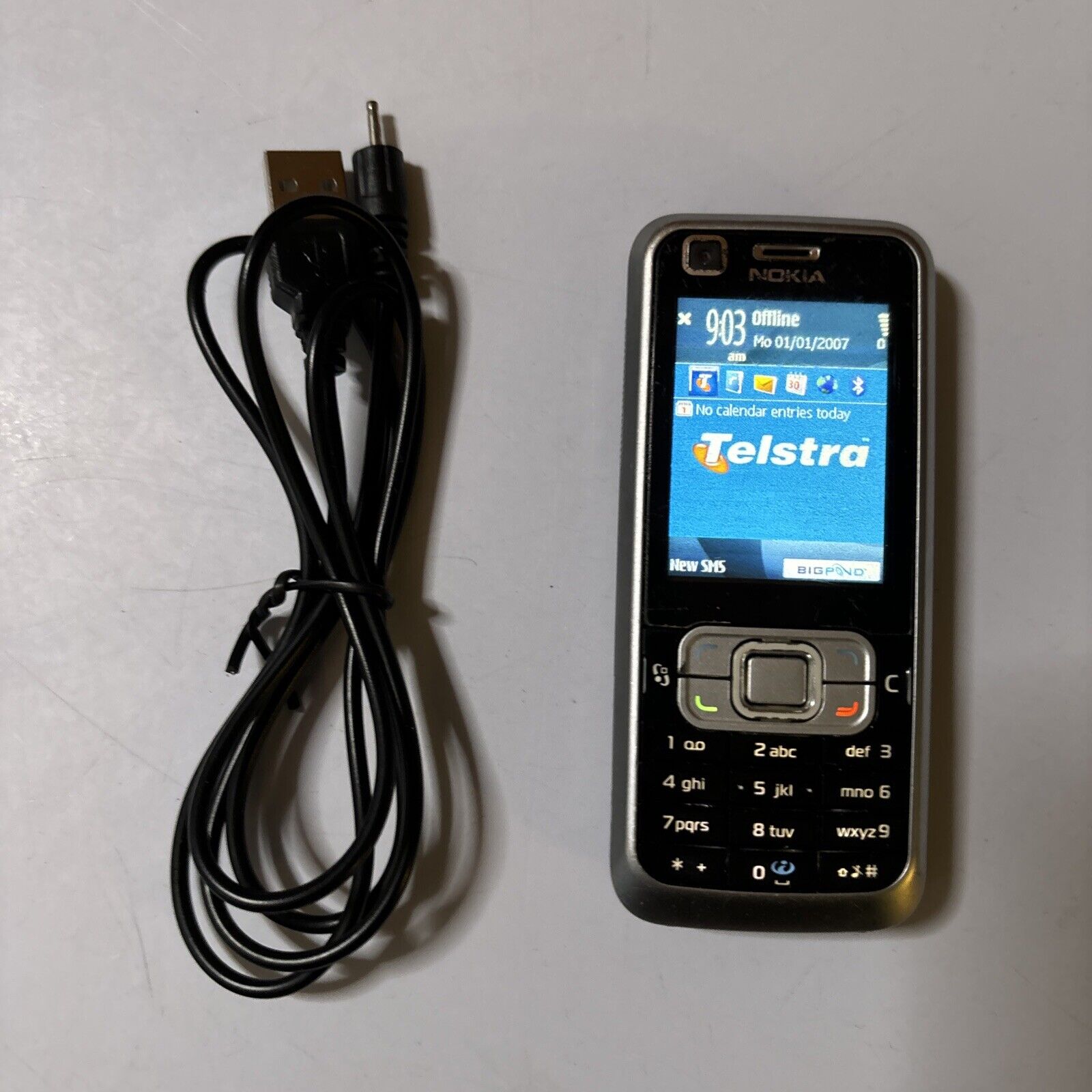 Nokia 6120 Mobile Phone Telstra Locked 2G – Retro Unit