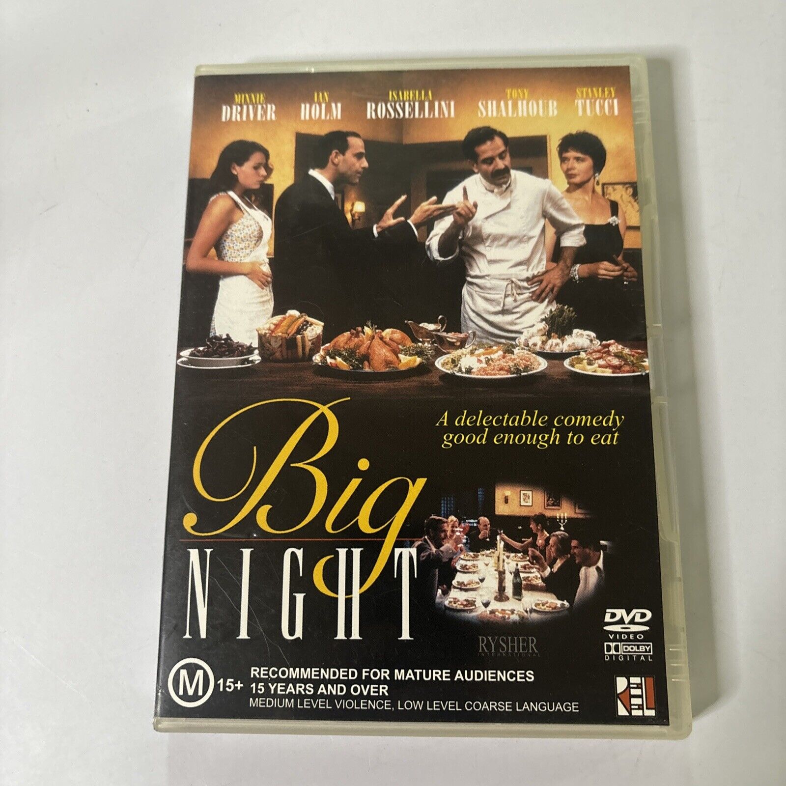 Big Night (DVD, 1996) Isabella Rosselliniv Tony Shalhoub, Stanley Tucc ...