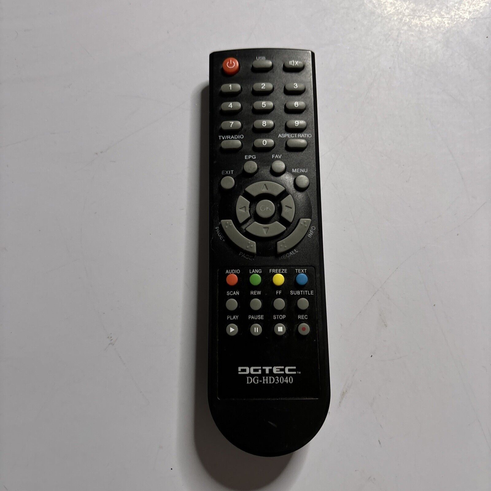 DGTEC DG-HD3040 Remote Control *Missing Battery Lid* – Retro Unit