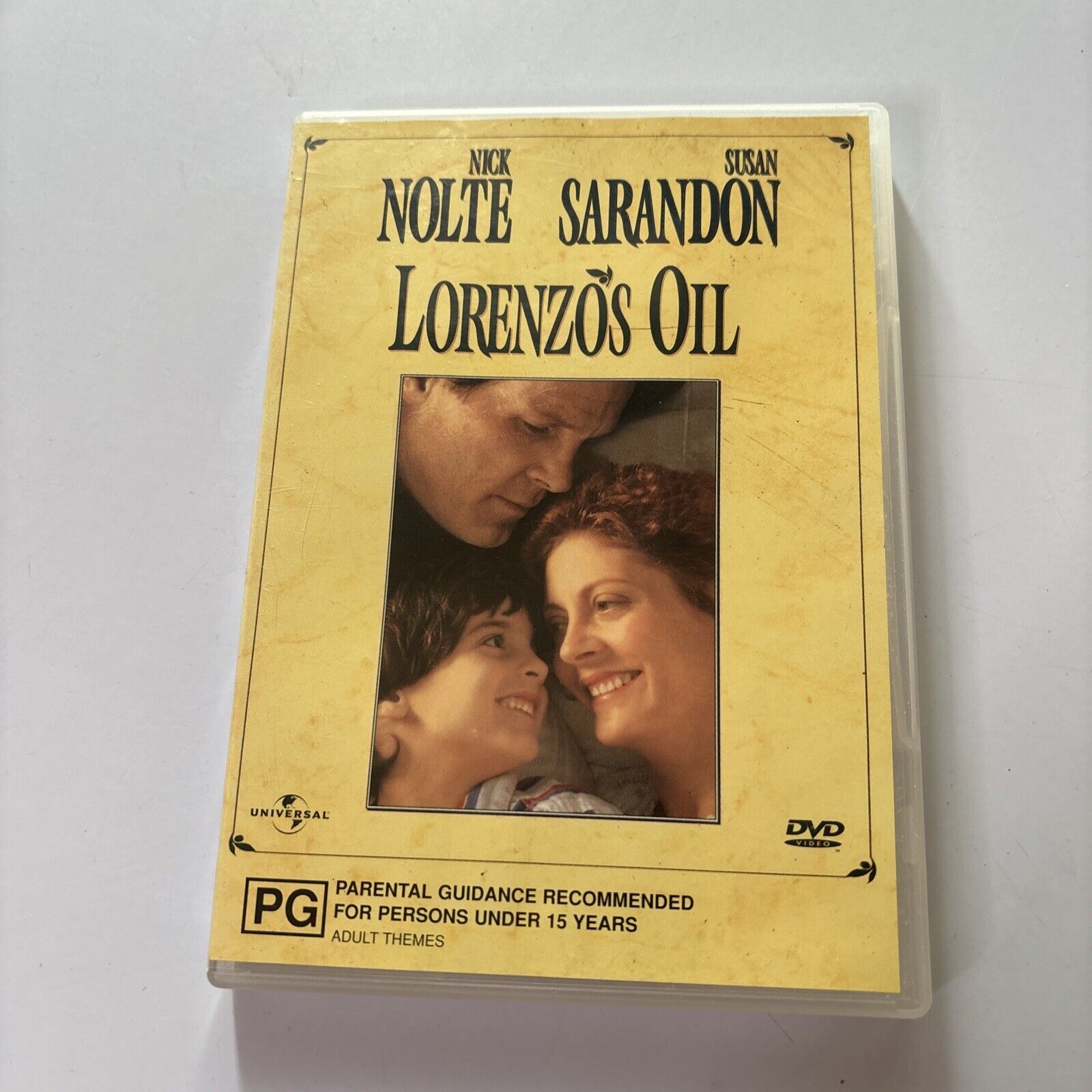 Lorenzo's Oil (DVD, 1992) Nick Nolte, Susan Sarandon Region 4 &2 ...